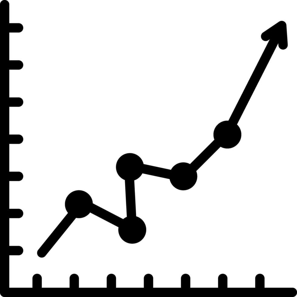 solid icon for line graph 25849623 Vector Art at Vecteezy