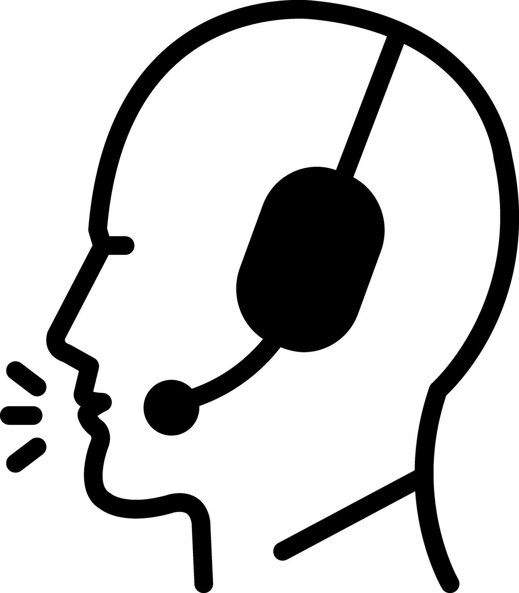 solid icon for telemarketer 25849632 Vector Art at Vecteezy
