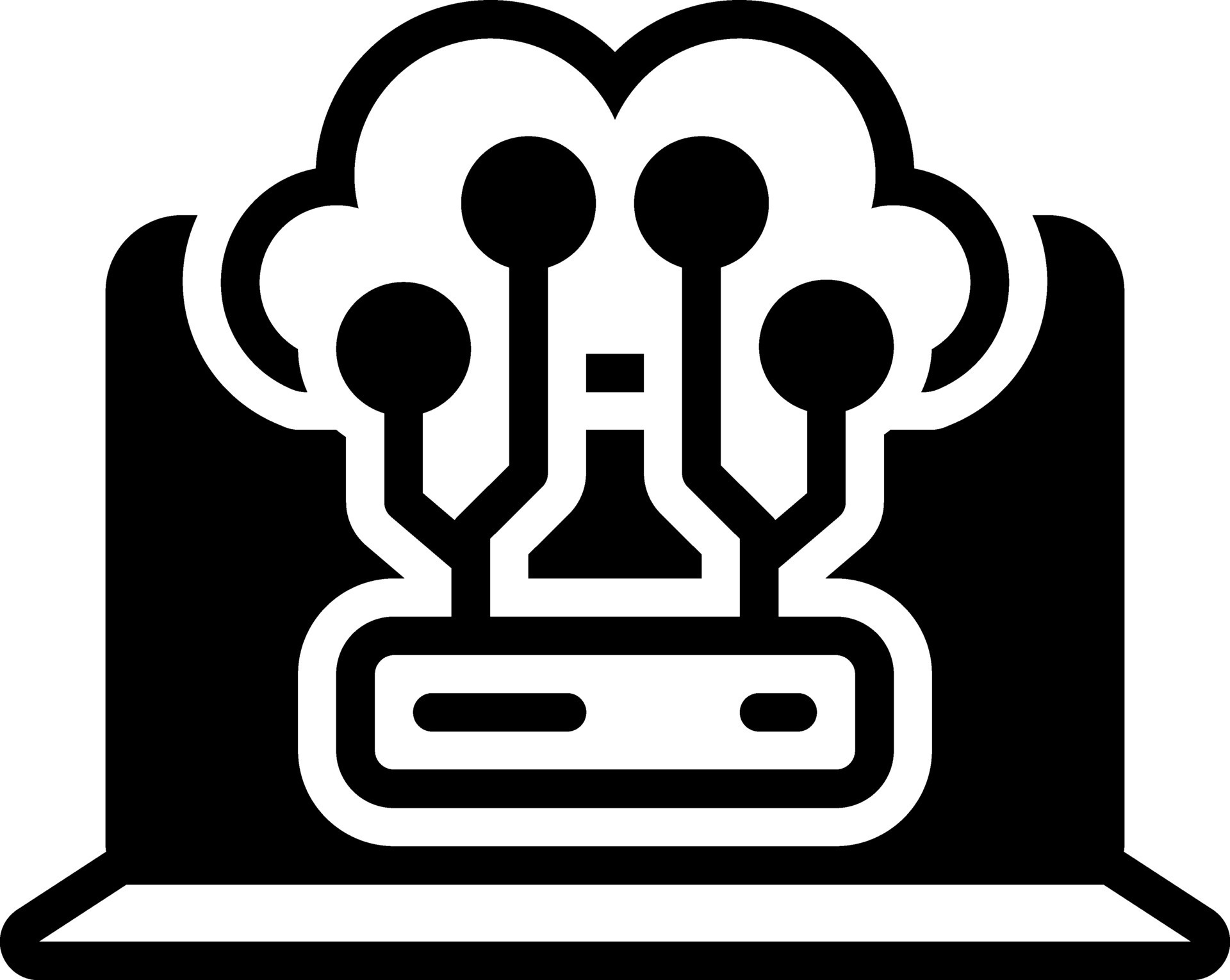 solid icon for cloud 25849683 Vector Art at Vecteezy