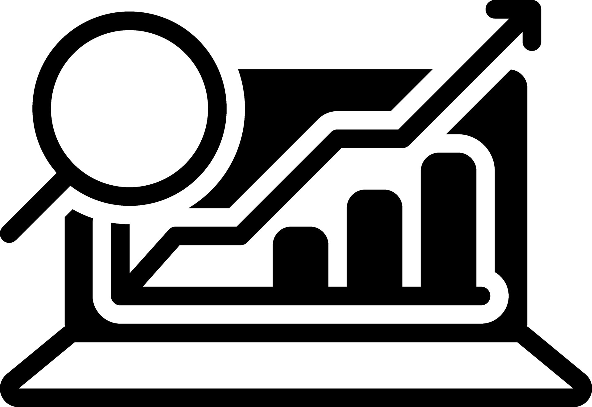 solid icon for analytics 25849829 Vector Art at Vecteezy
