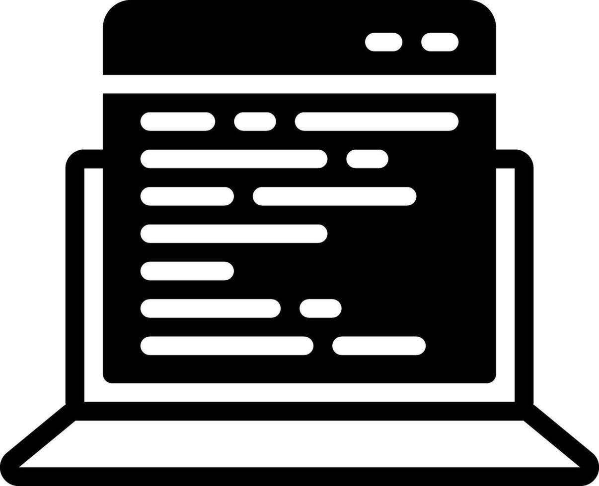 solid icon for adaptive coding 25849833 Vector Art at Vecteezy