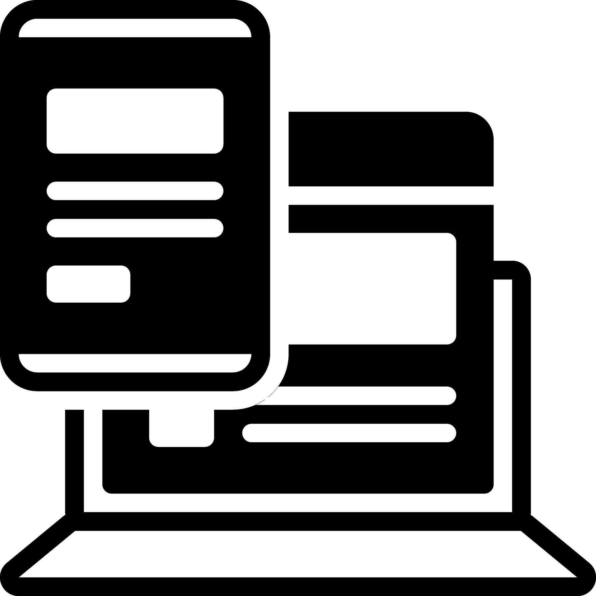solid icon for adaptive interface 25849834 Vector Art at Vecteezy