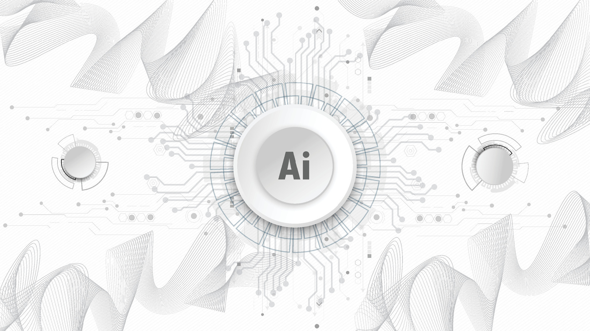 Chatbot OpenAi and line technology network background. Smart AI or ...