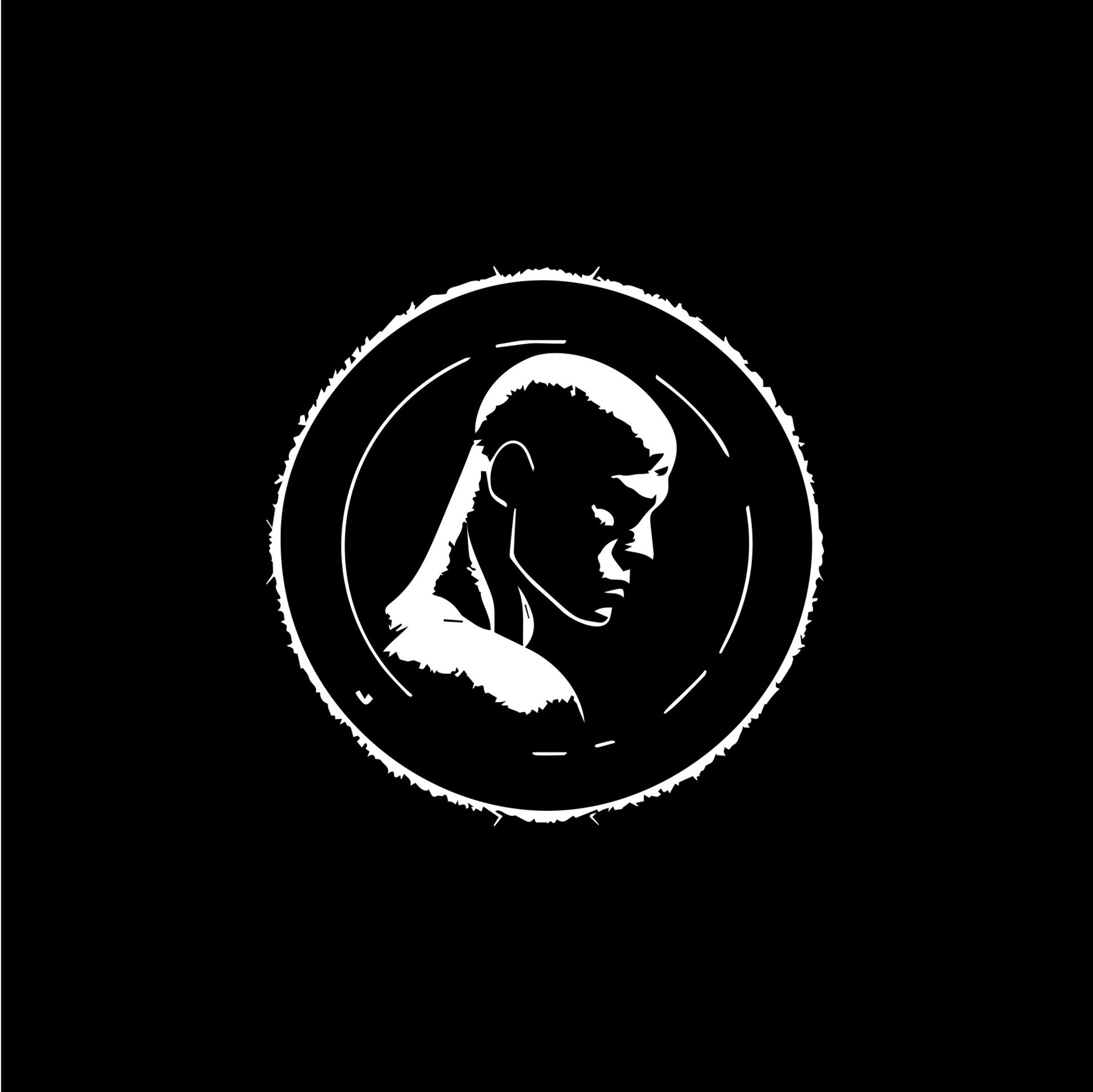 Male Face Icon User Avatar Person Man Head Profile Logo Template For Fashion And Modern