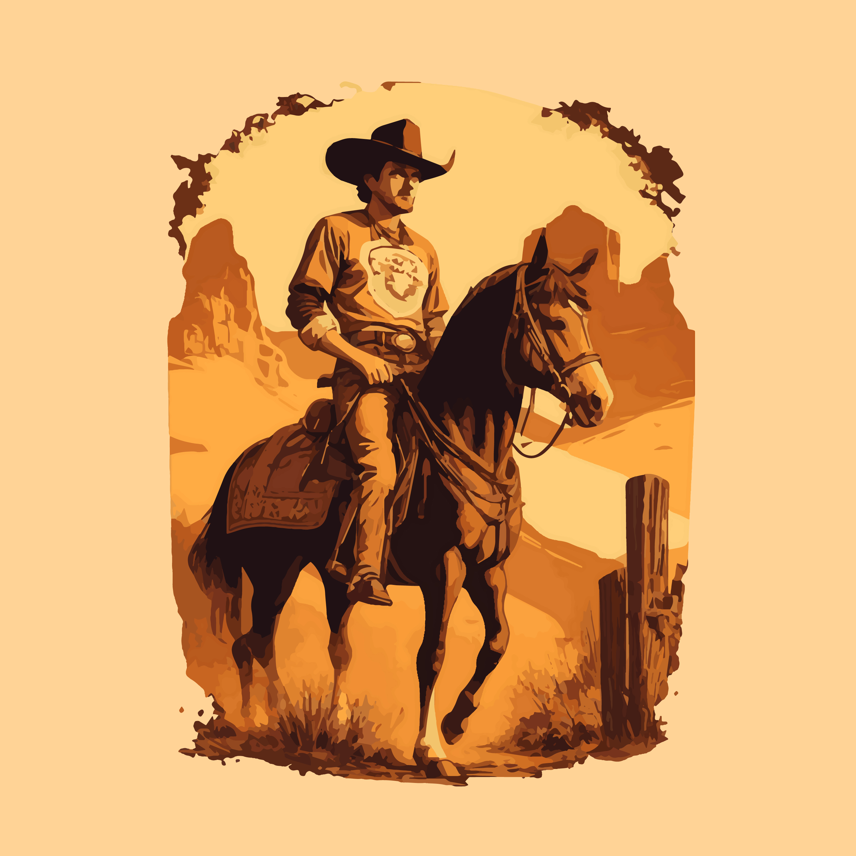Vintage Western Logo Stock Photos, Images and Backgrounds for Free Download