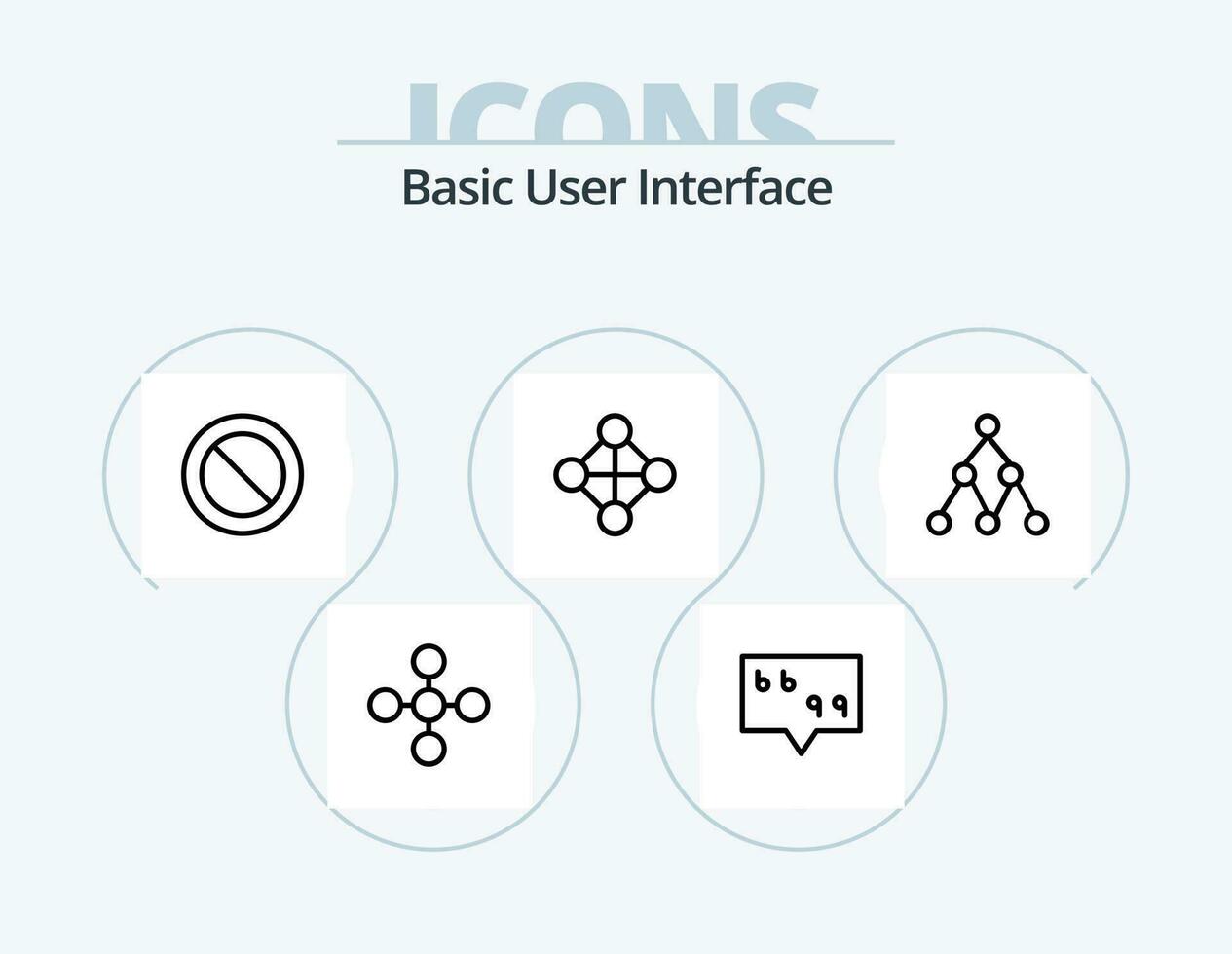 Basic Line Icon Pack 5 Icon Design. user. interface. basic. basic ...
