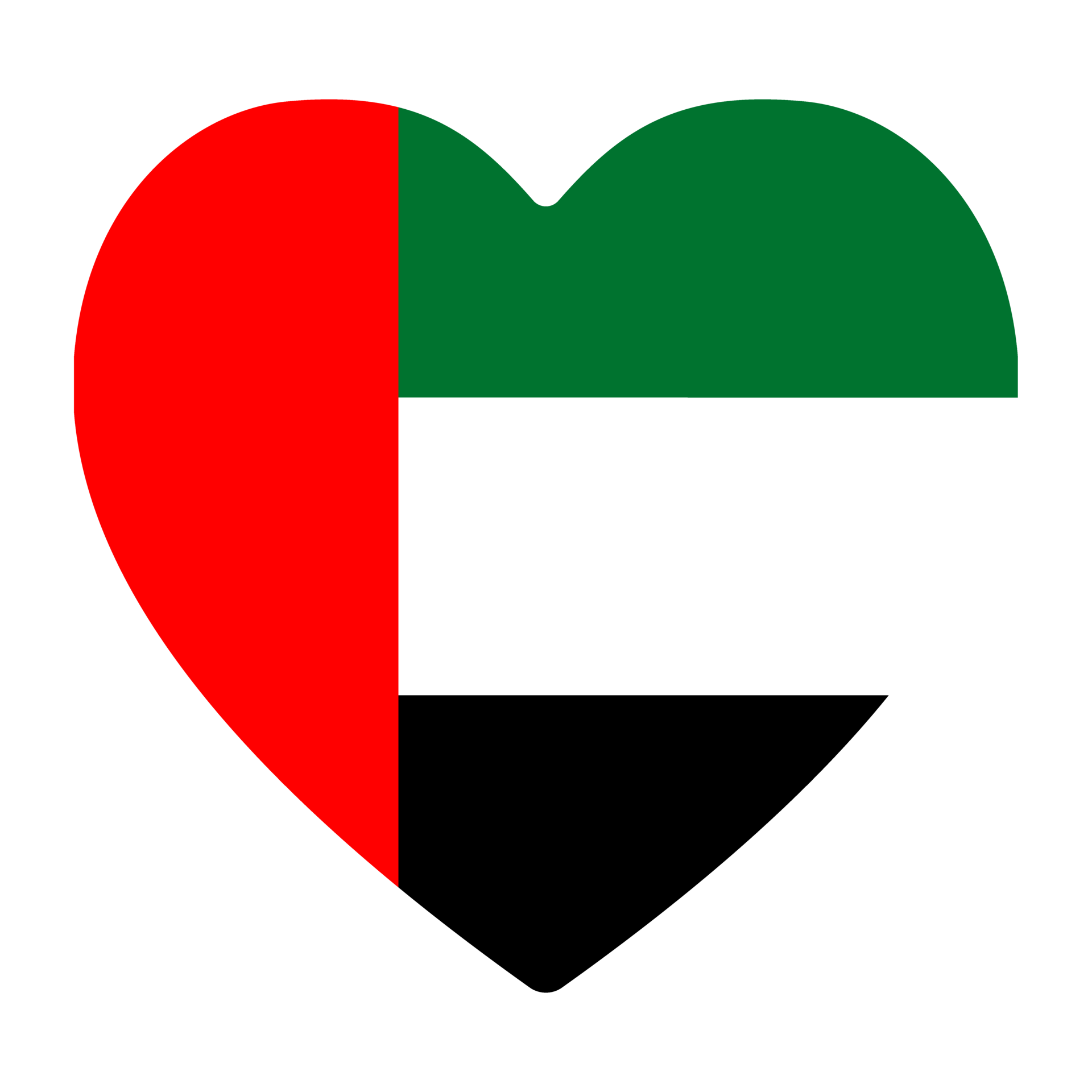 Arab Emirates Flag United Arab Emirates Flag In Shape Design 25862510 Png