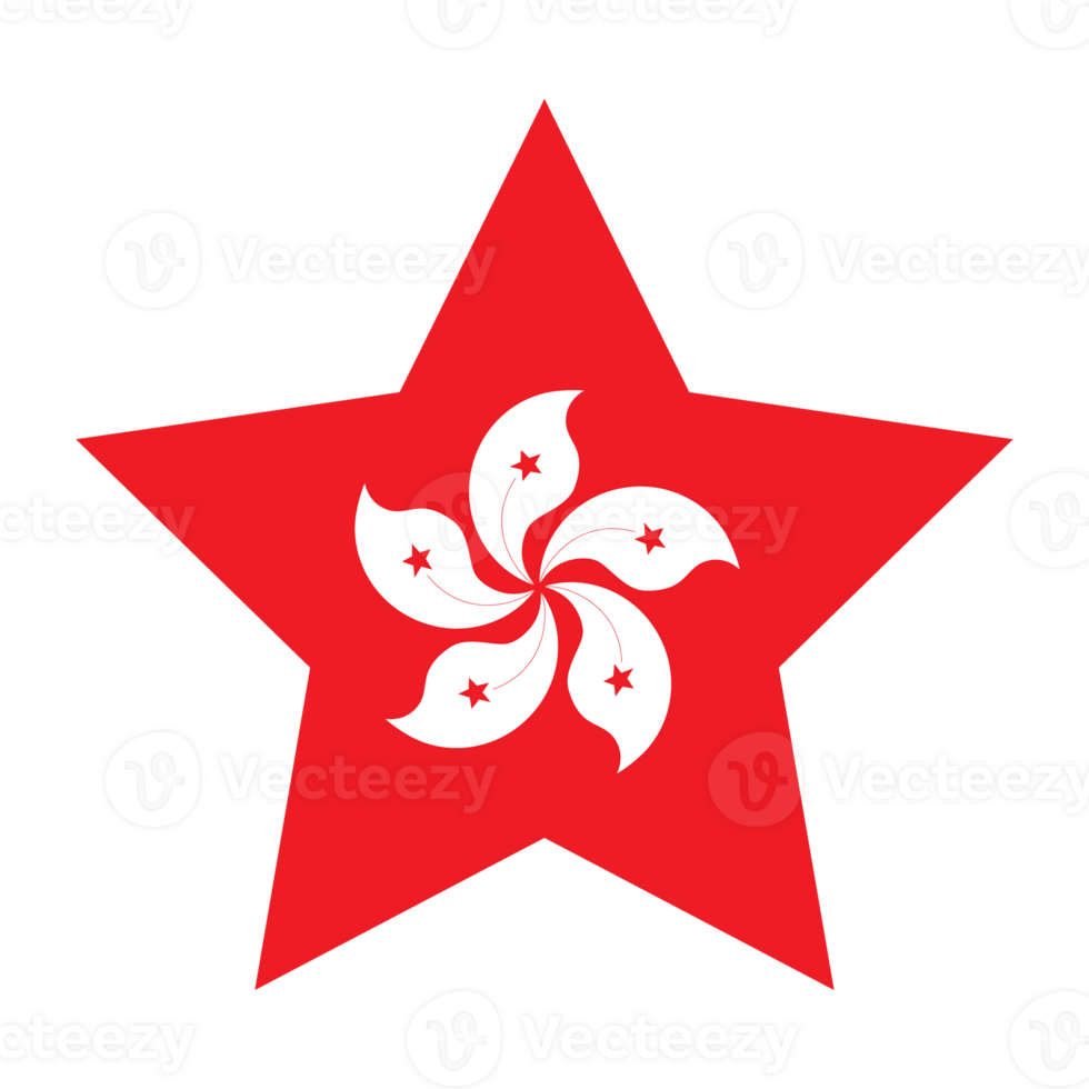 The Flag of Hong Kong. Hong Kong flag in shape 25862766 PNG The Flag of Hong Kong. Hong Kong flag in shape 25862766 PNG