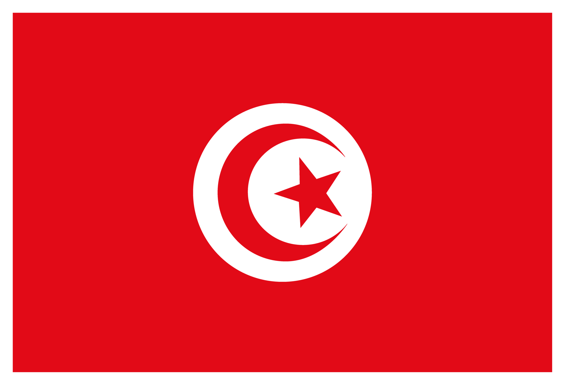 Flag Of Tunisia Tunisia Flag With The Design Shape 25863116 Png