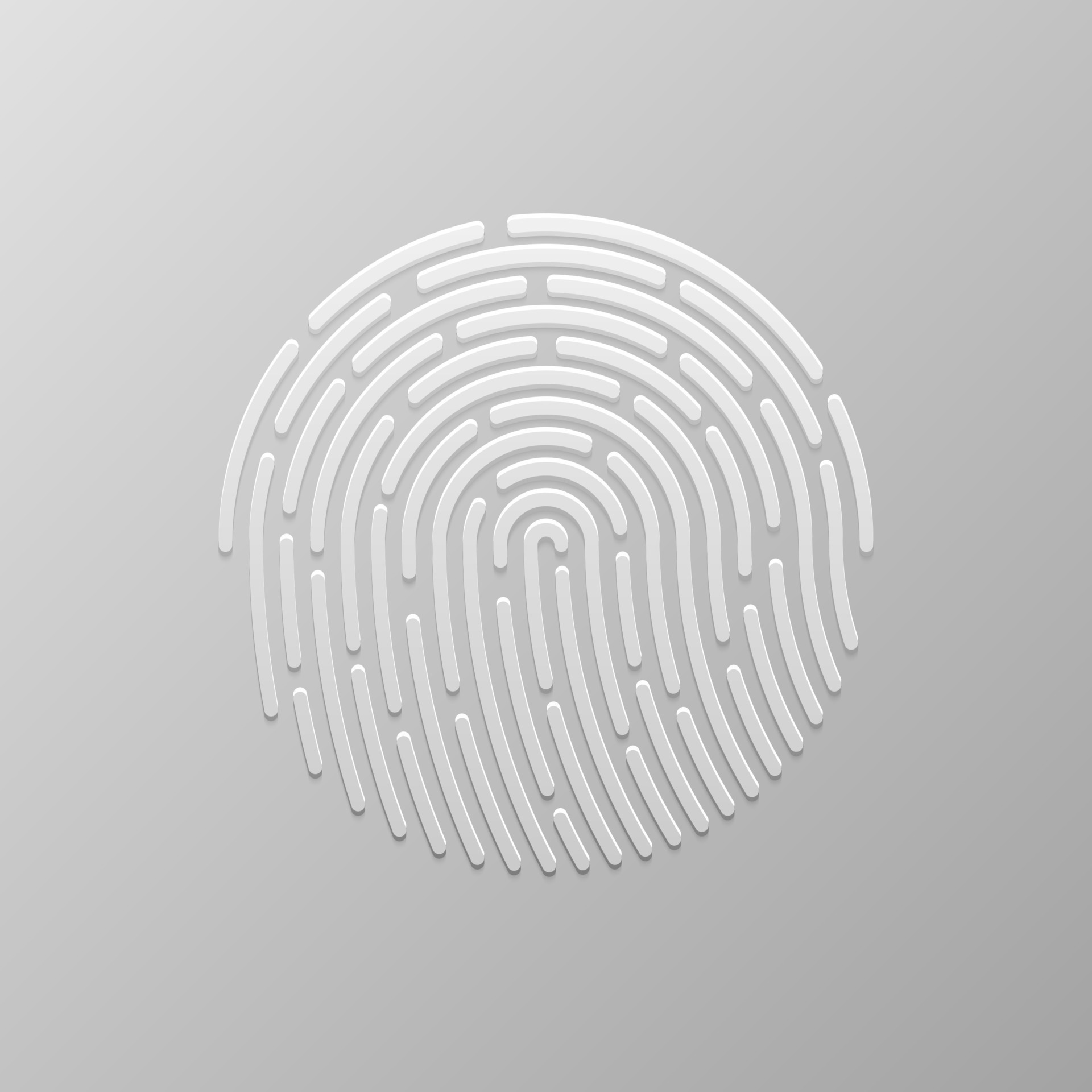 Security Fingerprint Authentication Finger Identity Technology Biometric Illustration