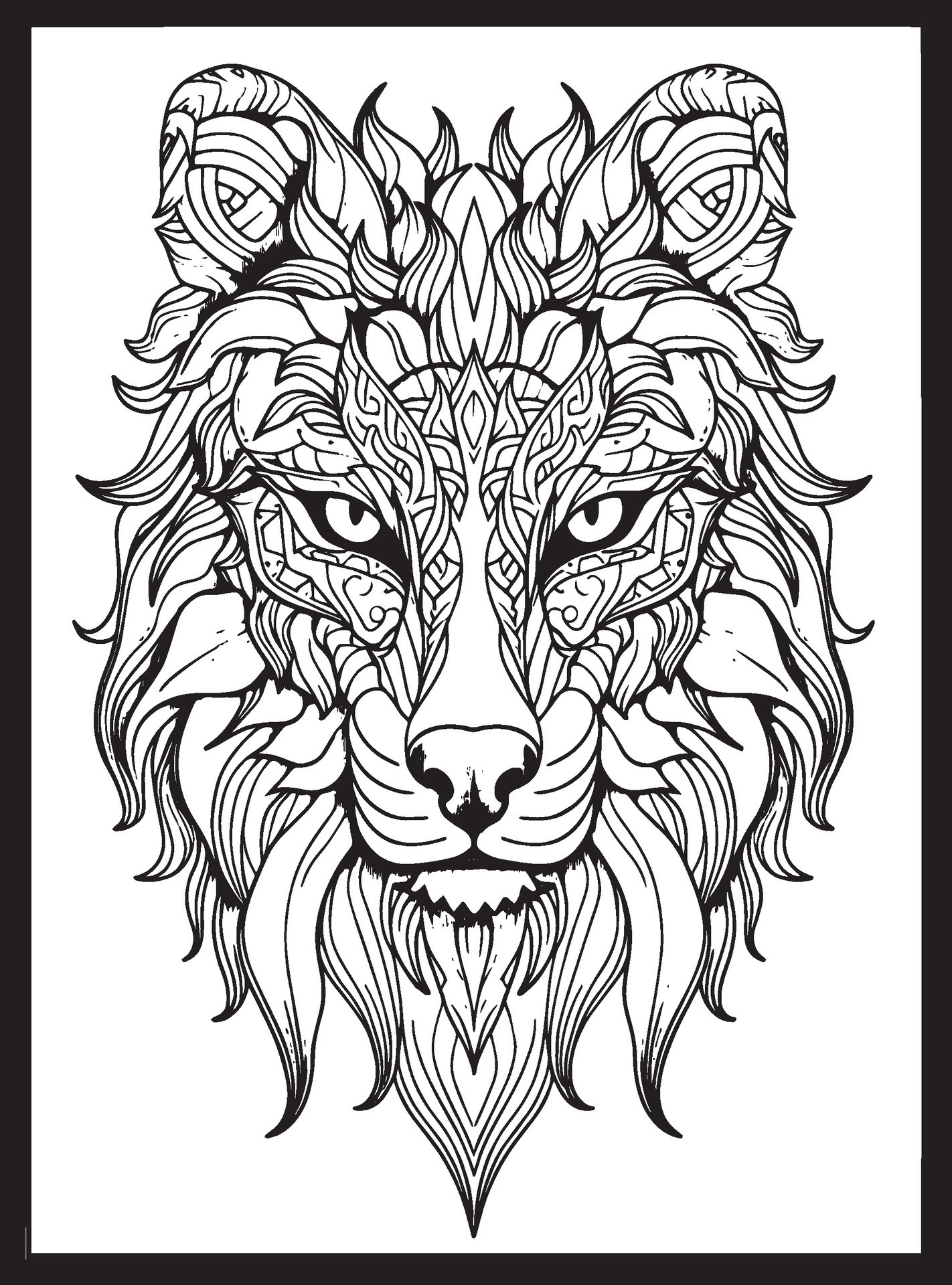 Unleash Your Inner Artist with Adult Coloring Pages Featuring Animals