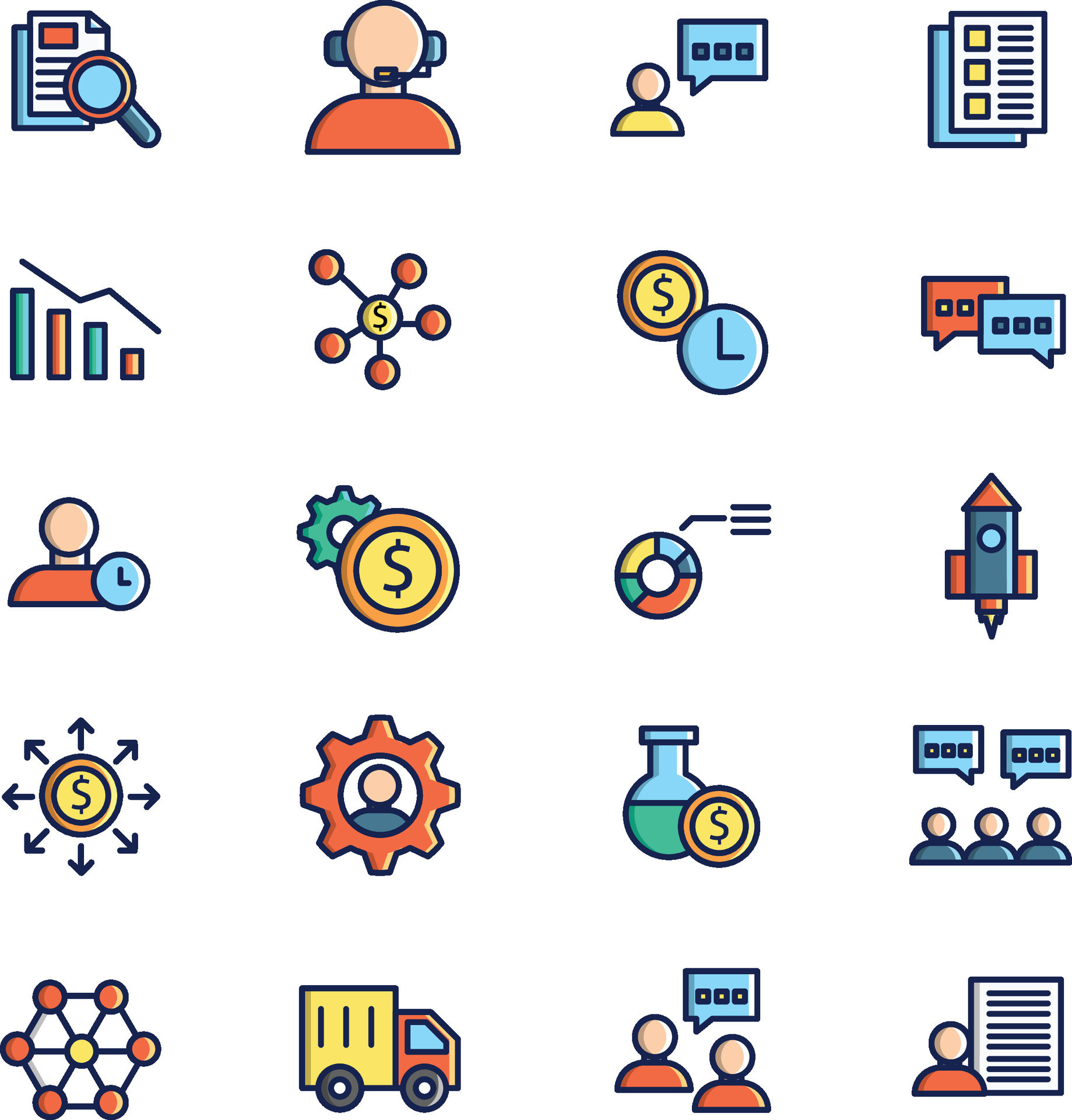 Business Team Icon Set Collection 25868638 Vector Art at Vecteezy Business Team Icon Set Collection 25868638 Vector Art at Vecteezy