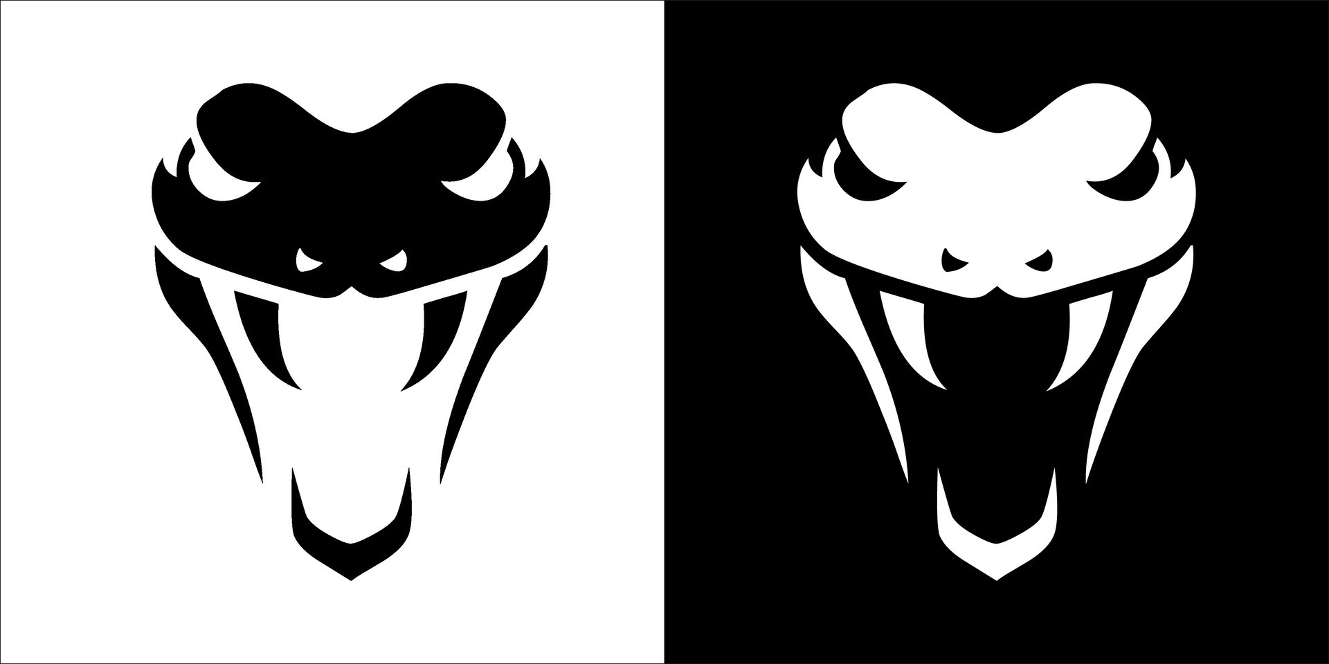 Illustration, vector graphic of snake icon, Black and white color on ...