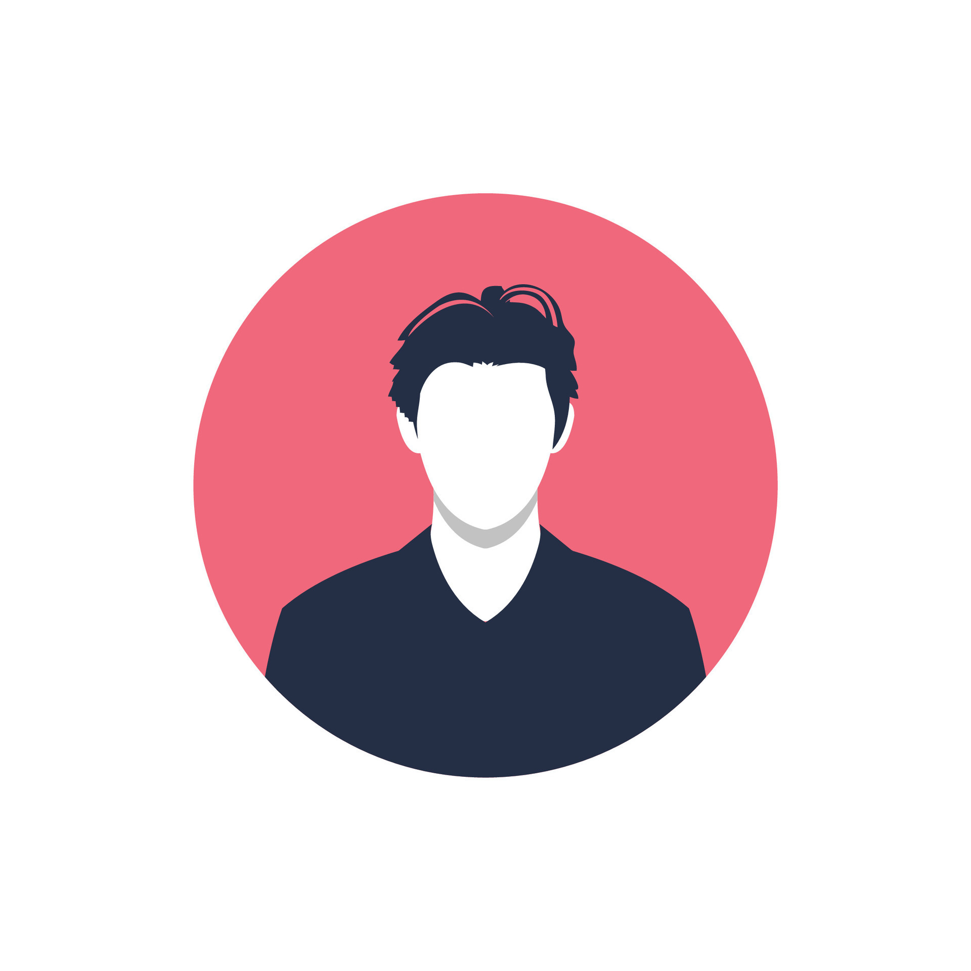 perfil imagen de hombre avatar para social redes con medio círculo ... perfil imagen de hombre avatar para social redes con medio círculo ...