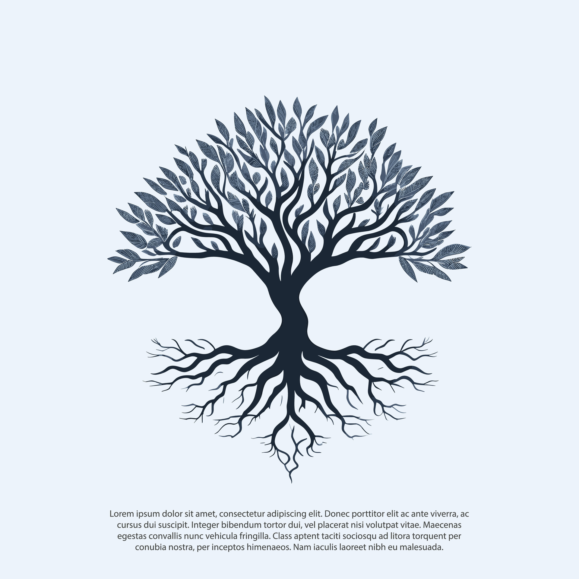vector black tree of live icon on white background, tree with root ... vector black tree of live icon on white background, tree with root ...