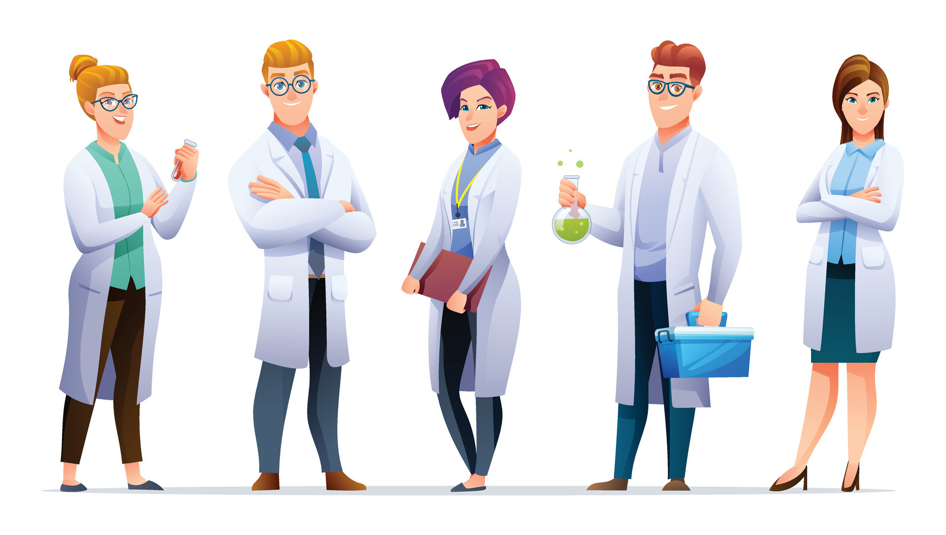 Group of scientists vector cartoon character 25870321 Vector Art at ... Group of scientists vector cartoon character 25870321 Vector Art at ...
