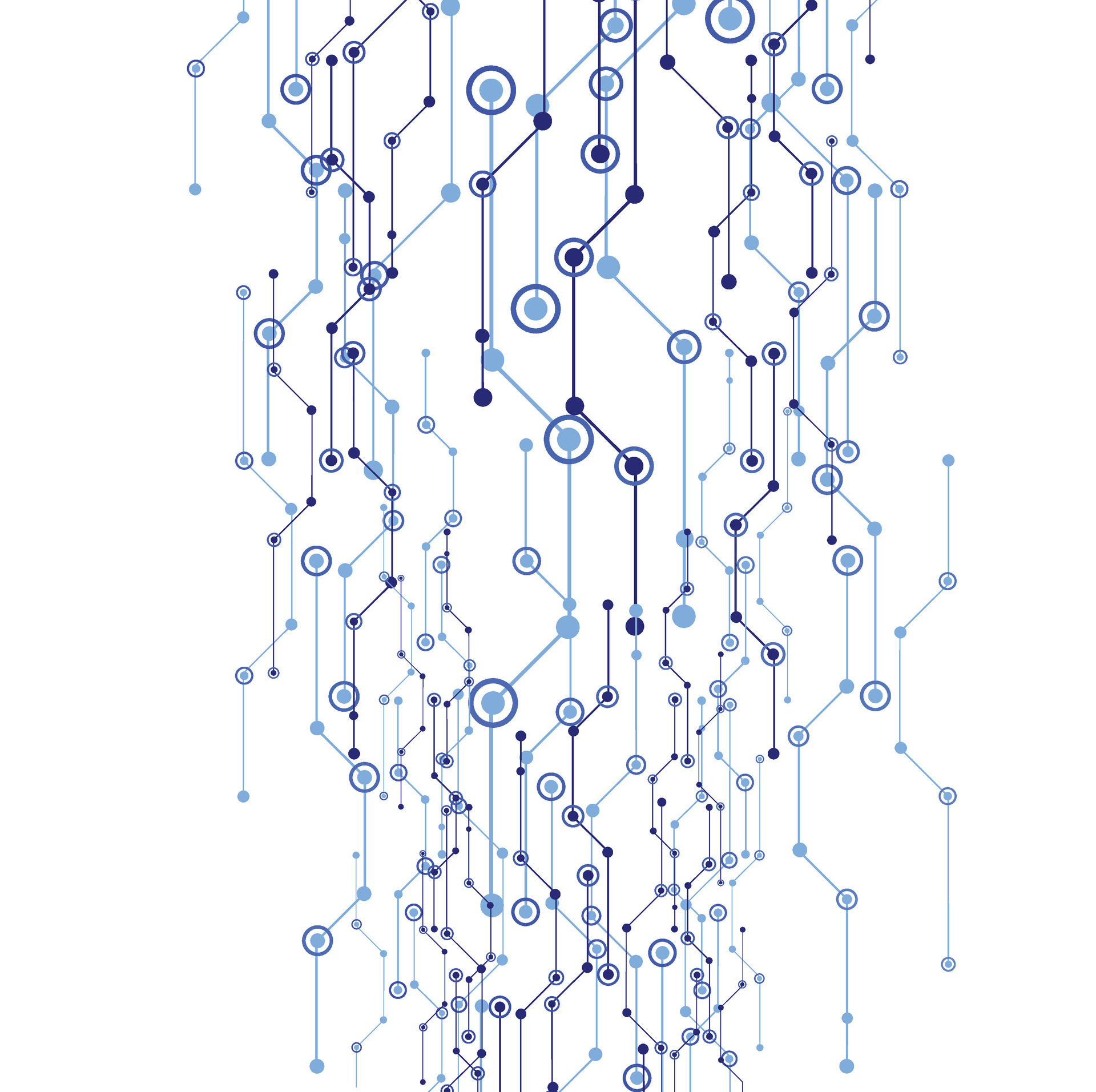 Abstract Lines And Dots Connect Background Technology Connection Digital Data And Big Data