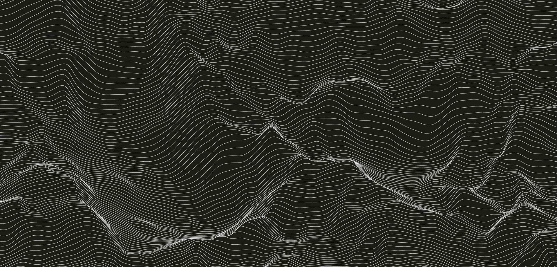 Dotwork Swoosh Pattern Vector Background Black Grunge Noise Stipple