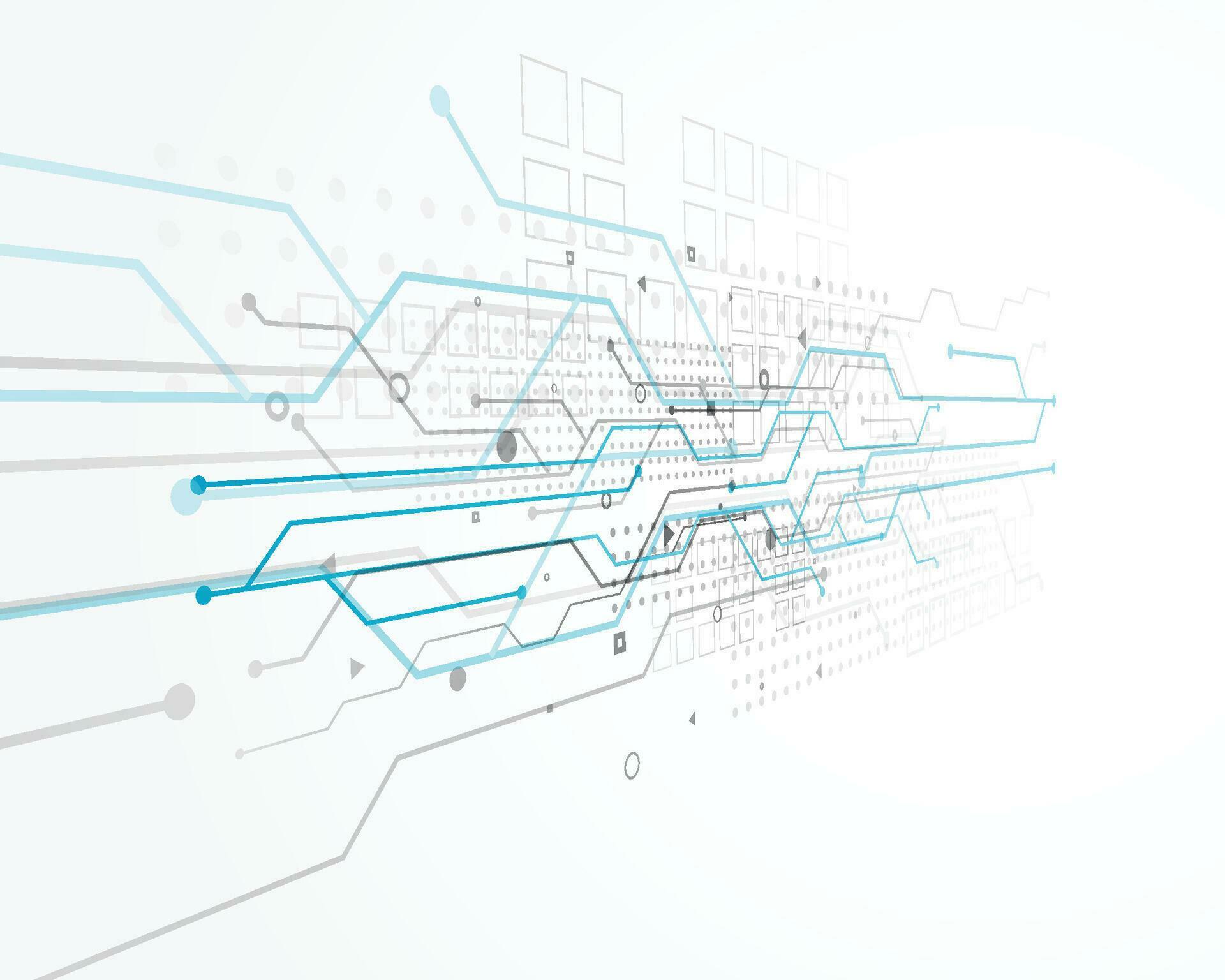 Abstract Molecules With Circles Lines Geometric Polygon Triangle Pattern Vector Design