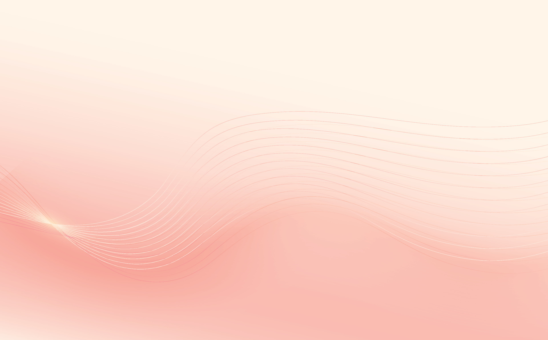 Abstract gold curved lines elegant on pastel soft pink background with ...