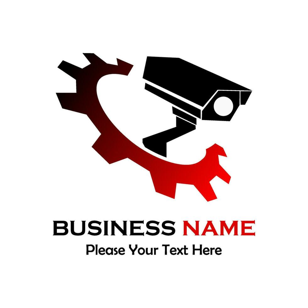 Cctv and gear logo template illustration 25876589 Vector Art at Vecteezy