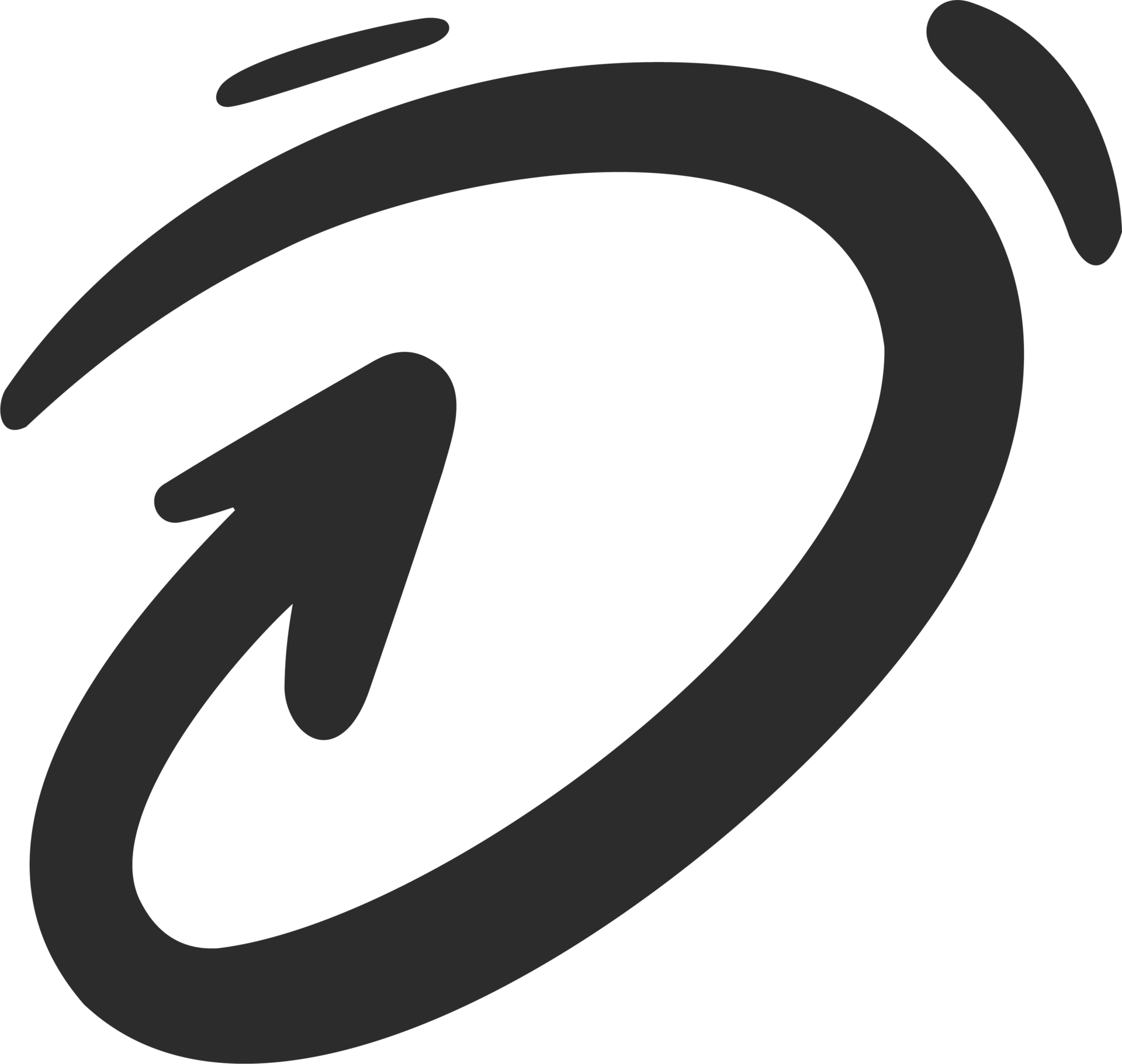 Doodle Arrow Hand Drown Lines And Curve Scribbles Scetch Of Abstract Pointer In Different