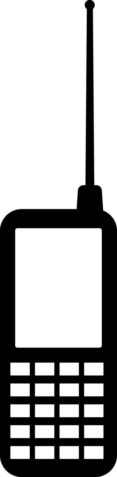 Black and white phone mobile cell cellular icon transparent background ...