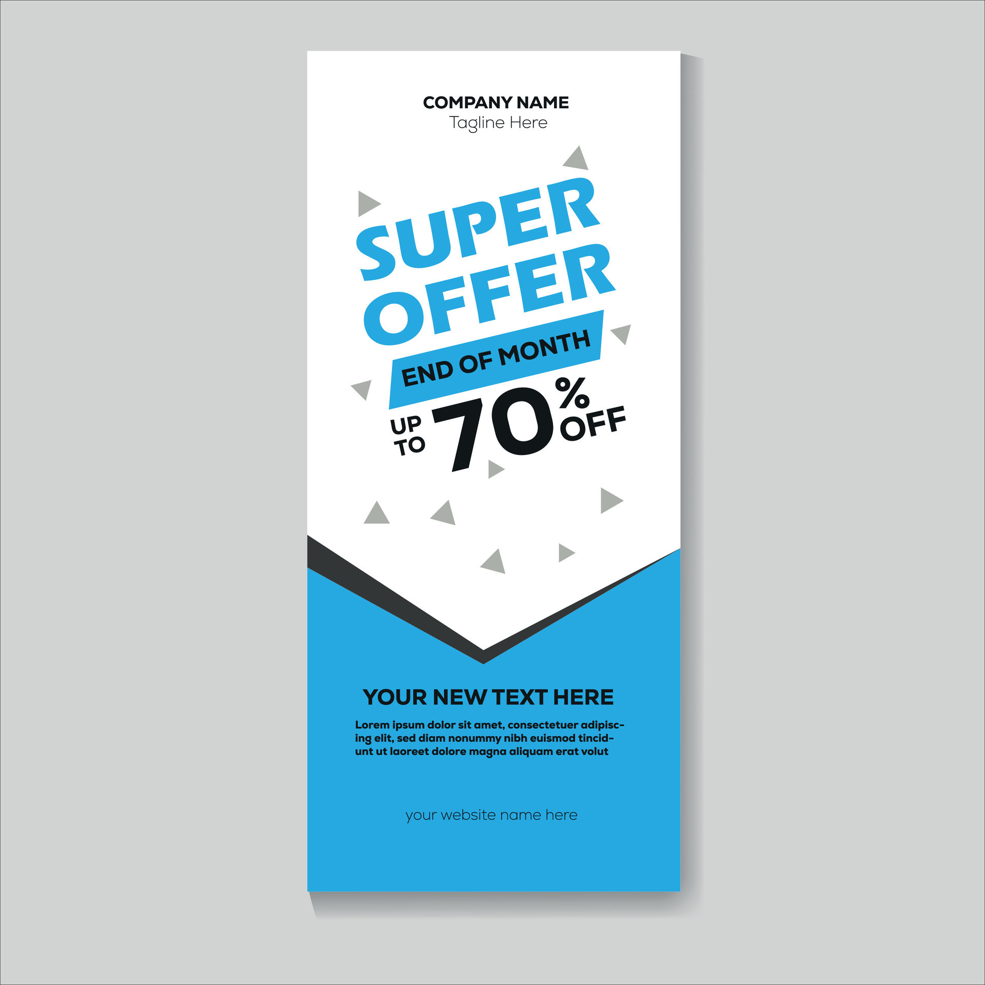 Rollup Banner offer for your business 25884214 Vector Art at Vecteezy