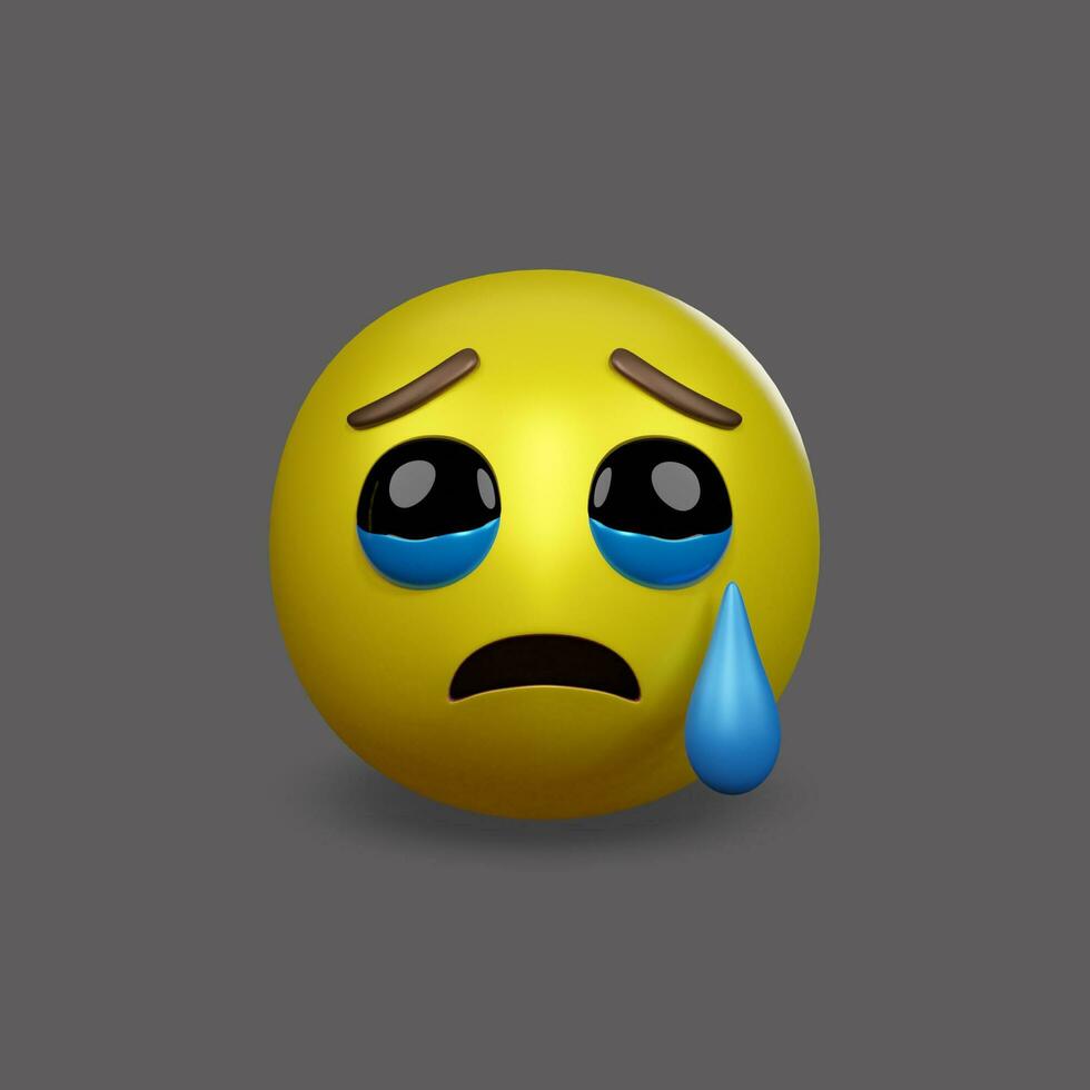 Emoji Yellow Face And Emotion Facial Expression 3d Rendering 25892659