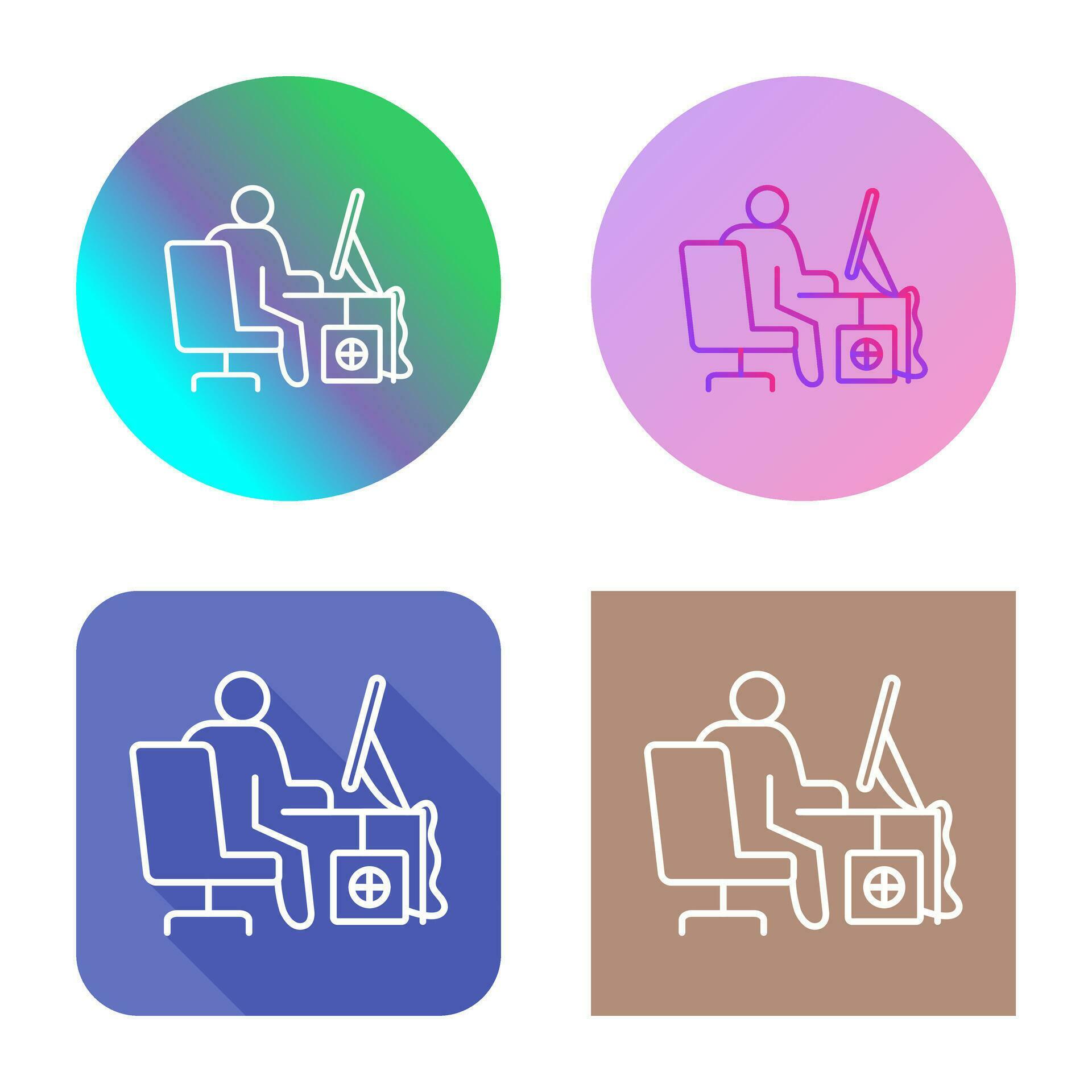 Computer Worker Vector Icon 25893261 Vector Art at Vecteezy