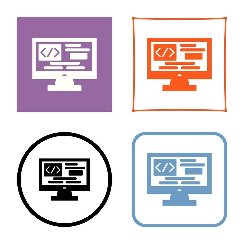 icono de vector de codificación 25893472 Vector en Vecteezy