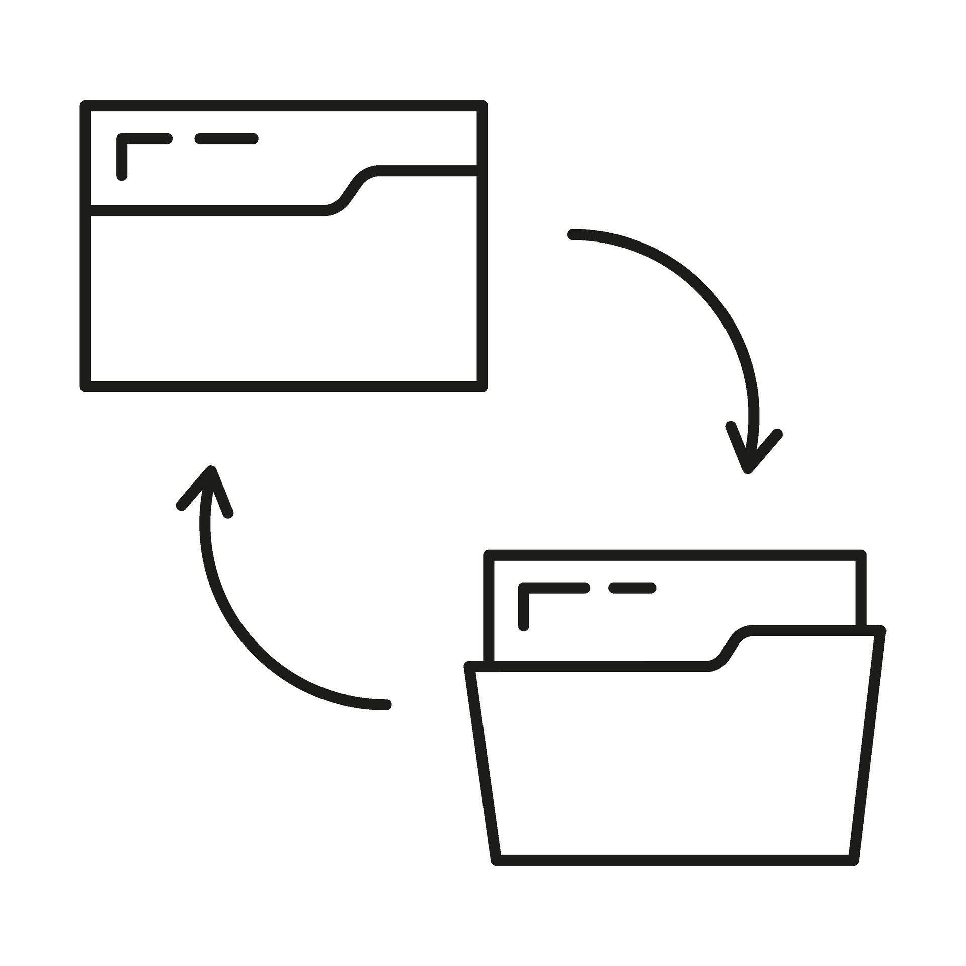 Folder Online Database Cloud Computer Technology Icon Remote Data Storage Protect Information
