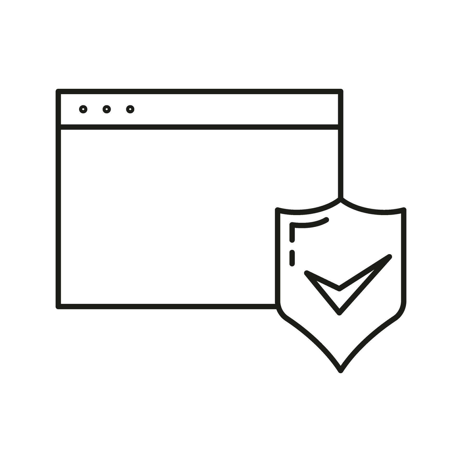 Programming Concept Online Database Computer Technology Icon Remote Data Storage Protect Info