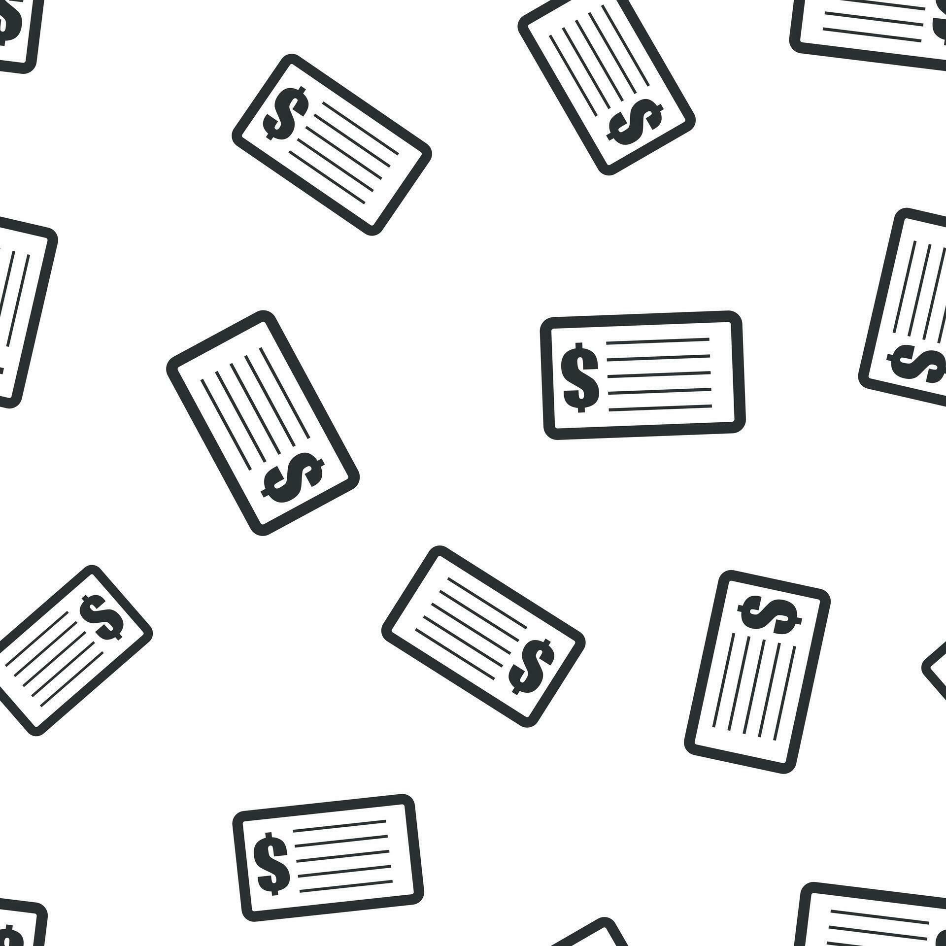 Check Money Seamless Pattern Background Icon Flat Vector Illustration check-money-seamless-pattern-background-icon-flat-vector-illustration