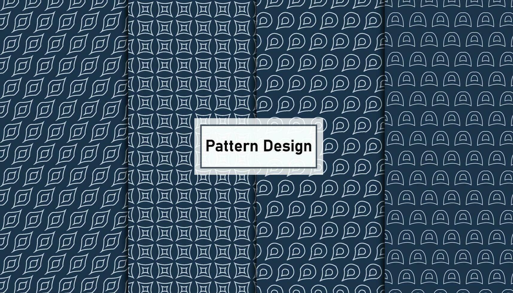 Geometric luxury pattern design set . Pro Vector . 25895709 Vector Art ...