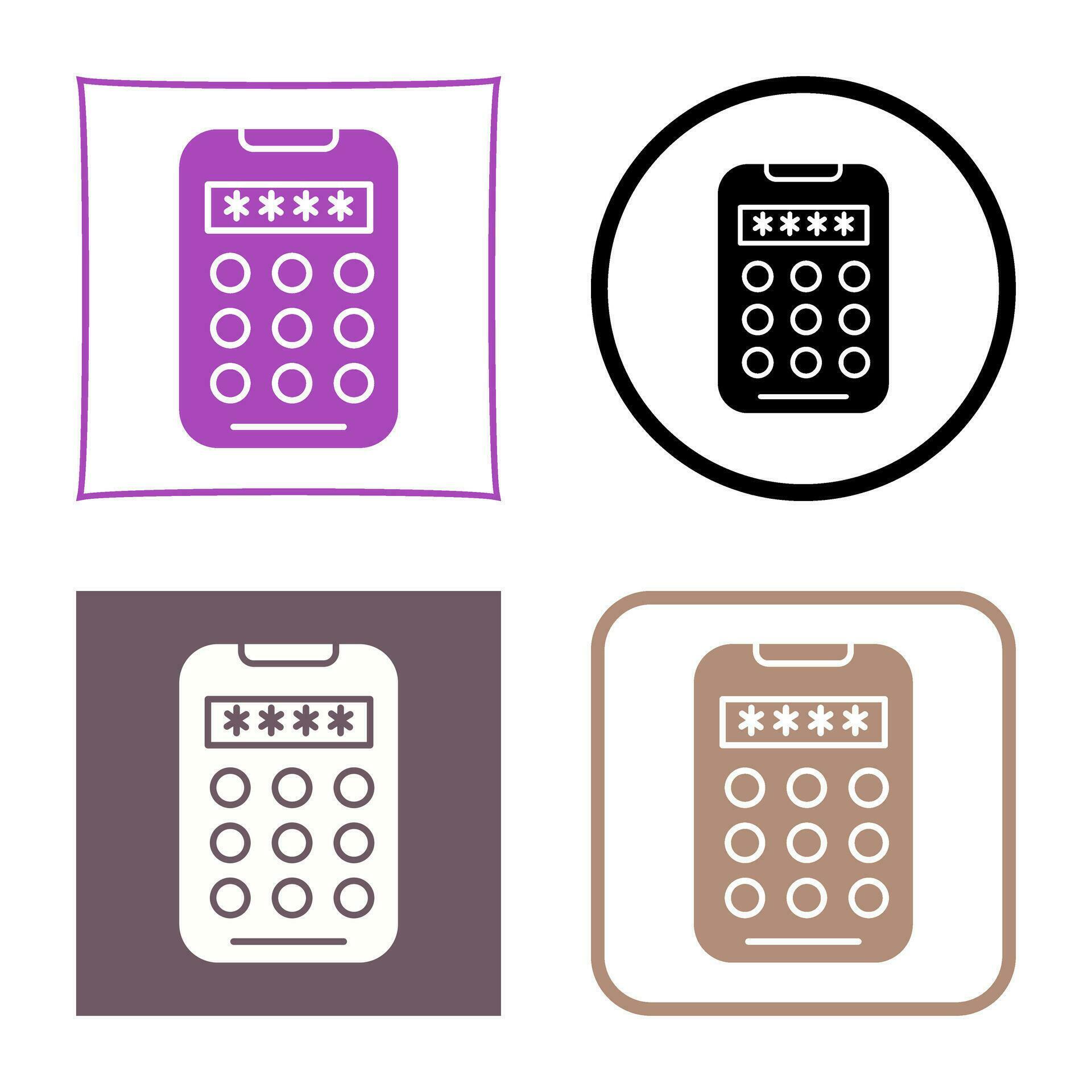 Pin Code Vector Icon 25899643 Vector Art at Vecteezy