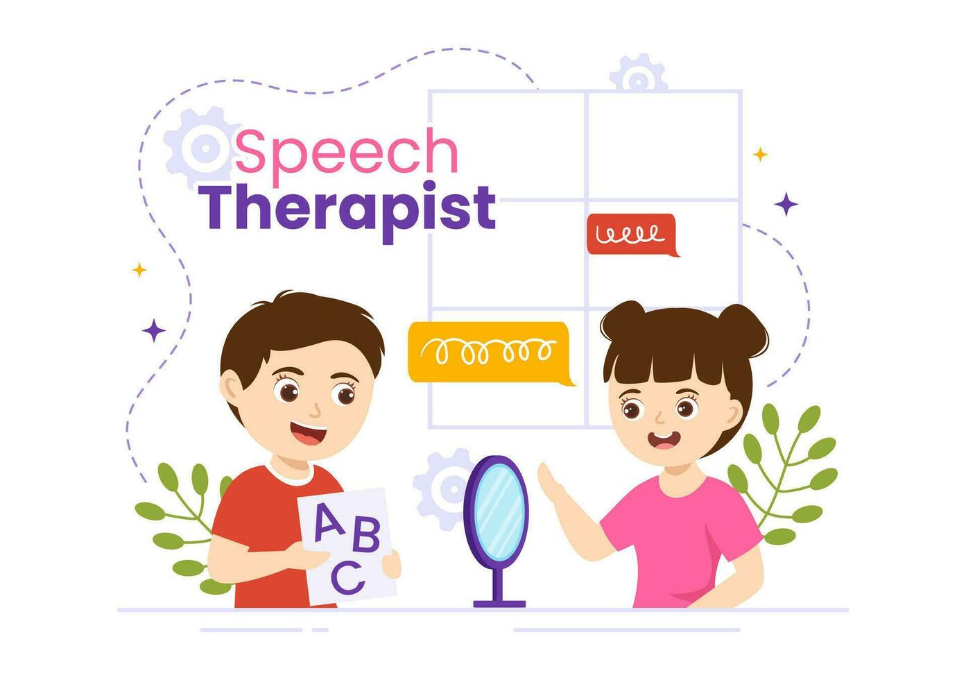Speech Therapy Cartoon
