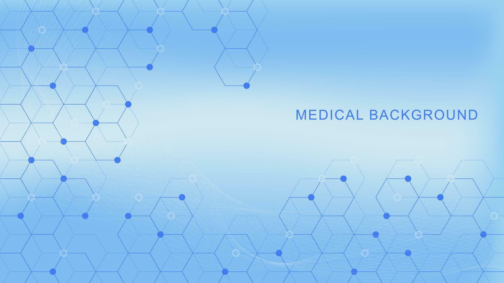 Abstract geometric health care and medical innovation background ...