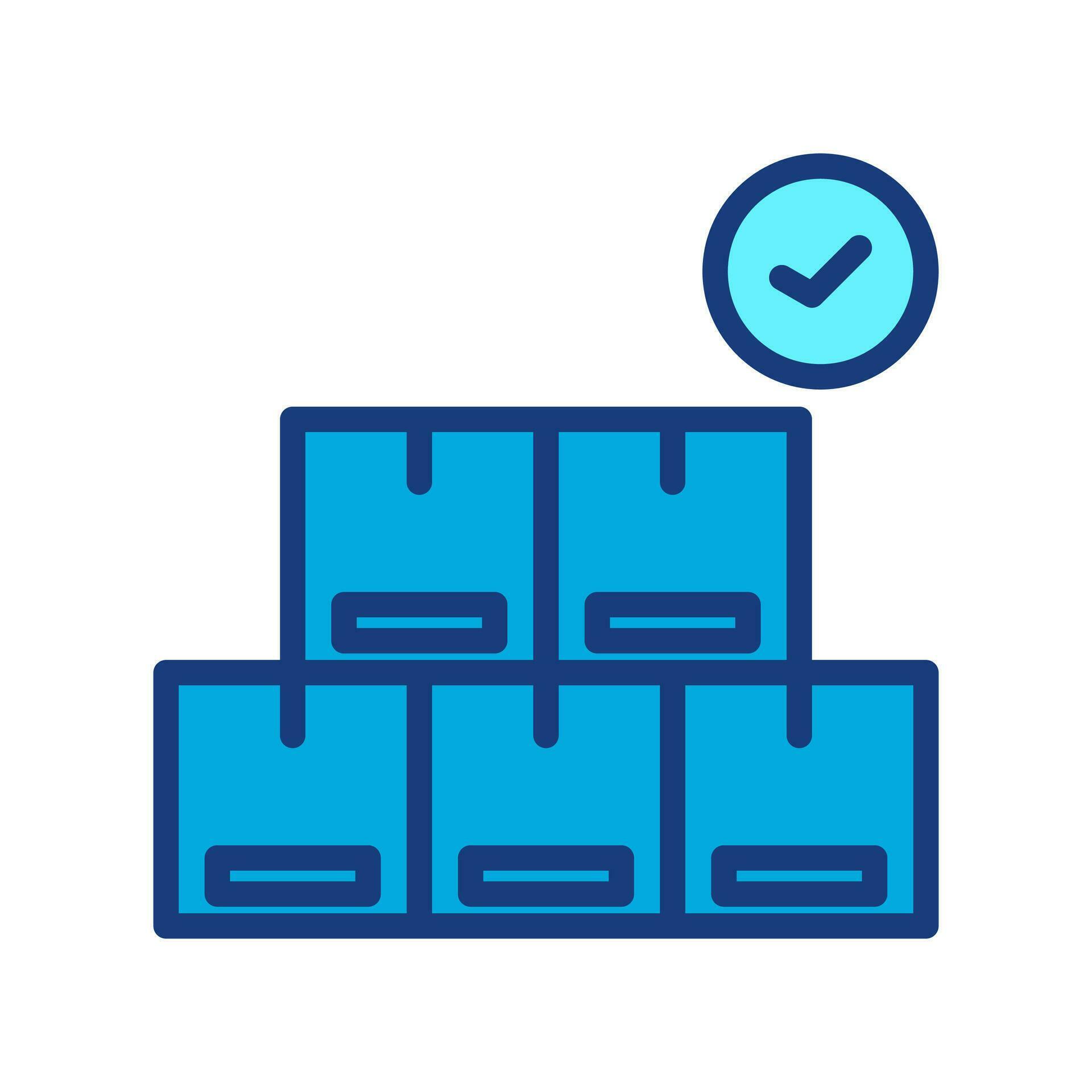 Inventory Control icon. Monochrome simple Business Management icon for ...