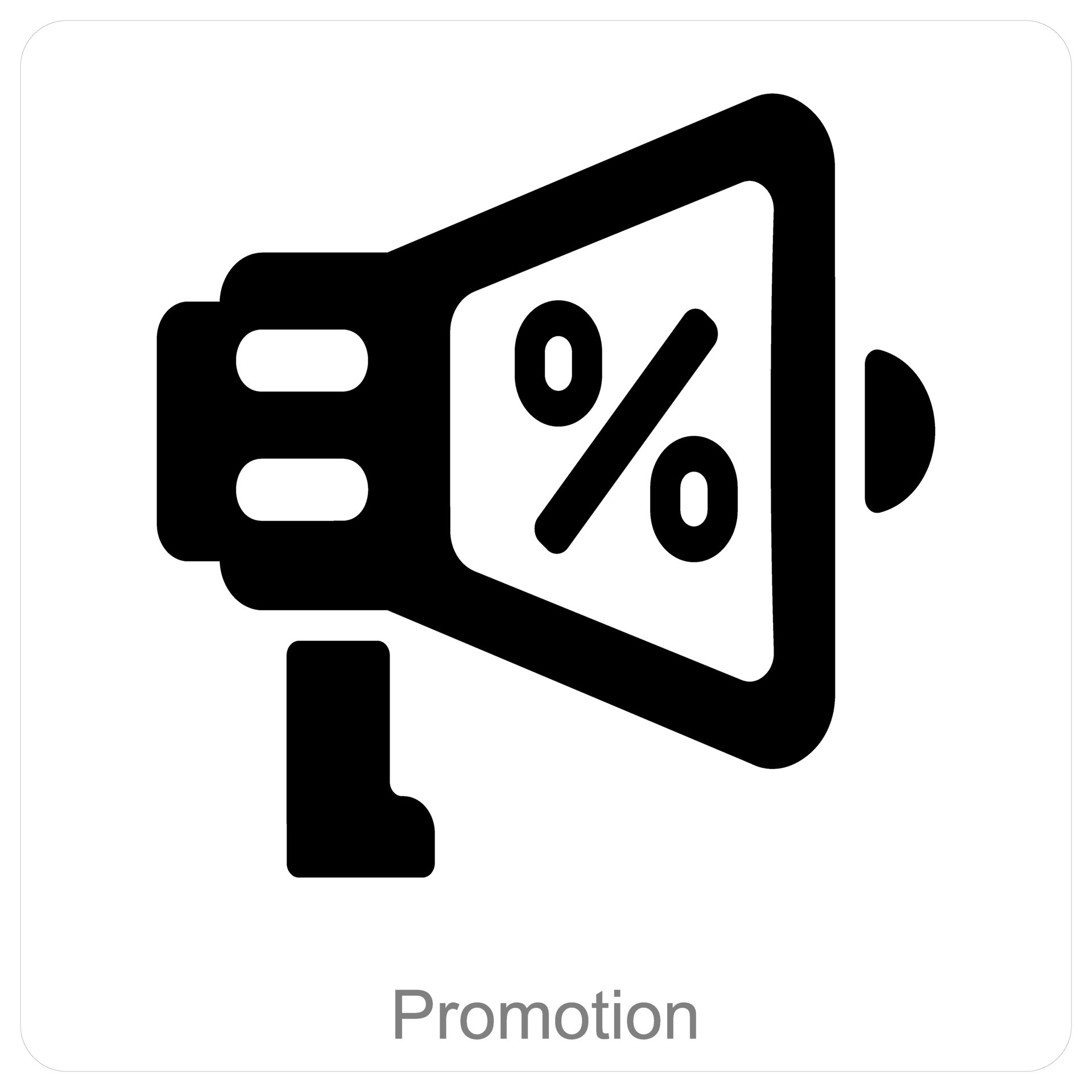 Promotion and discount icon concept 25902994 Vector Art at Vecteezy