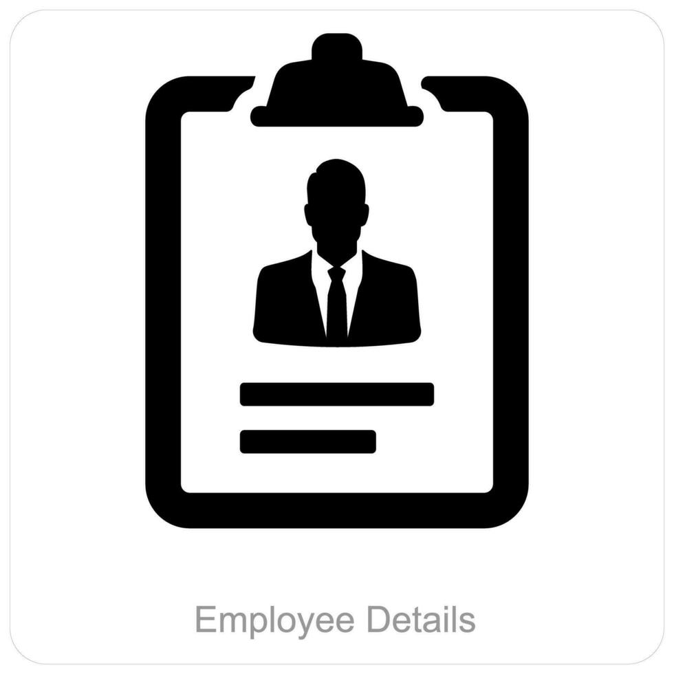 Employee Details and details icon concept 25903270 Vector Art at Vecteezy Employee Details and details icon concept 25903270 Vector Art at Vecteezy
