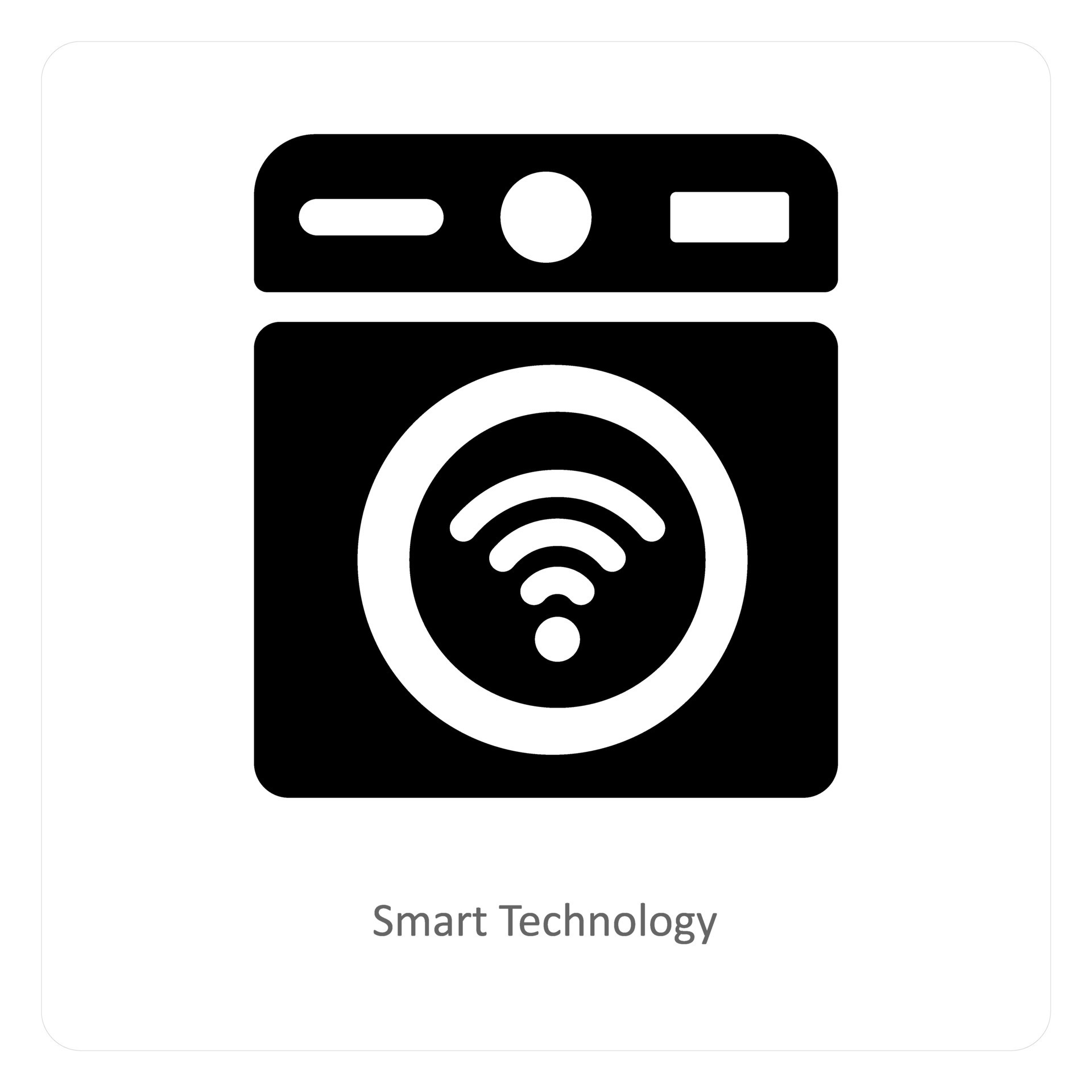 Smart Technology And Connection Icon Concept 25903426 Vector Art At