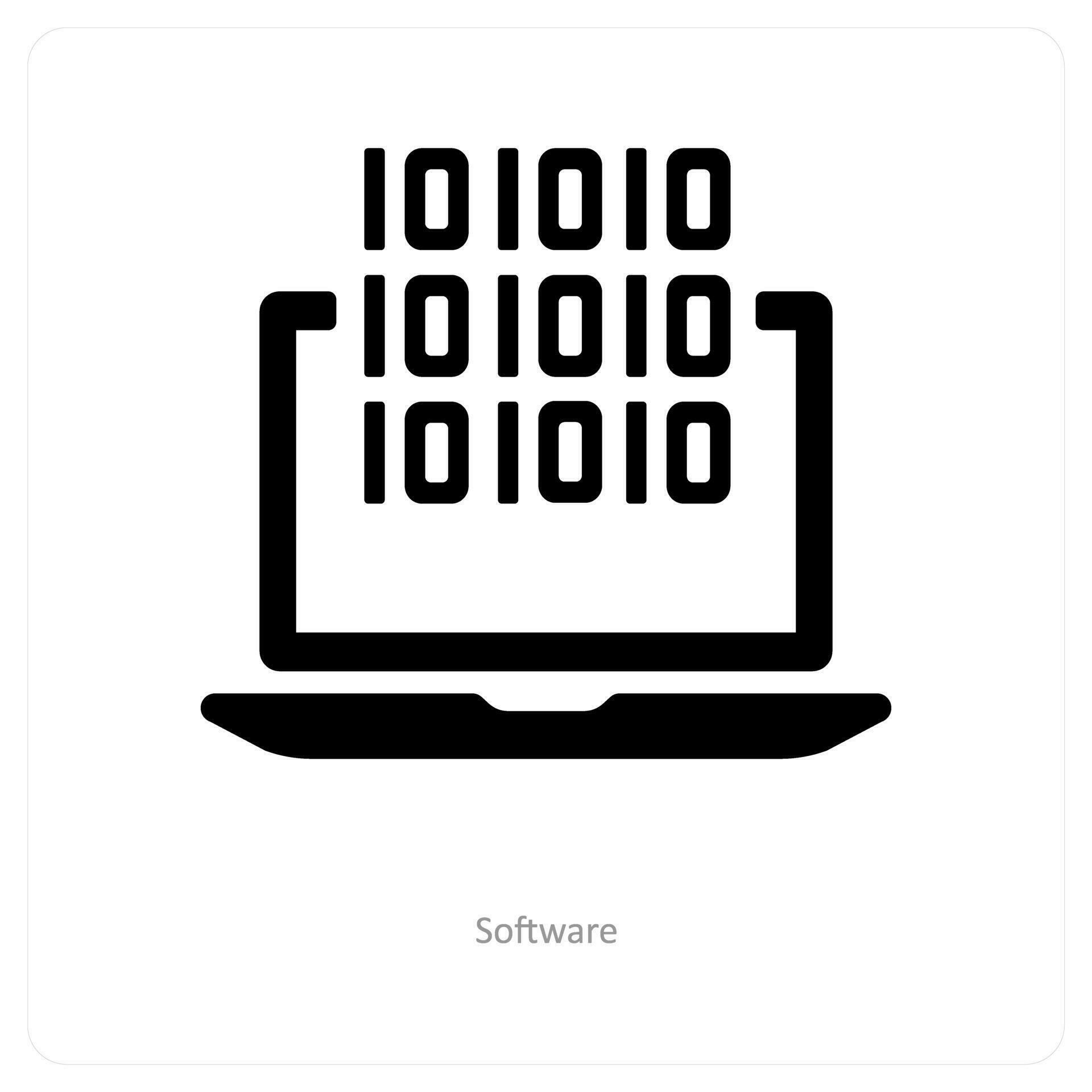 Software and program icon concept 25903481 Vector Art at Vecteezy