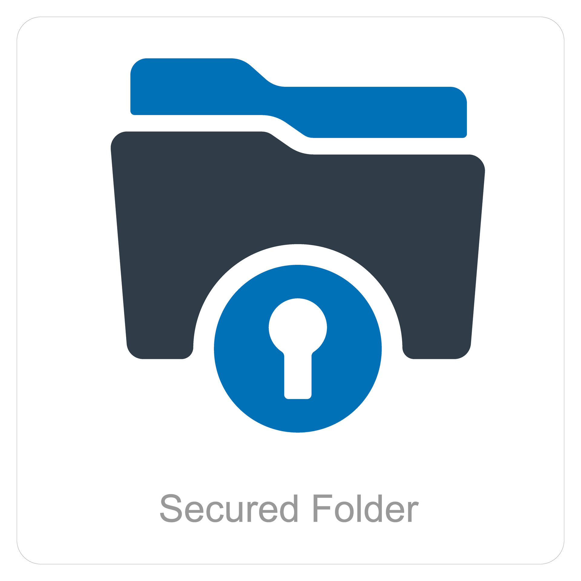 Secured Folder and Folder icon concept 25903534 Vector Art at Vecteezy Secured Folder and Folder icon concept 25903534 Vector Art at Vecteezy