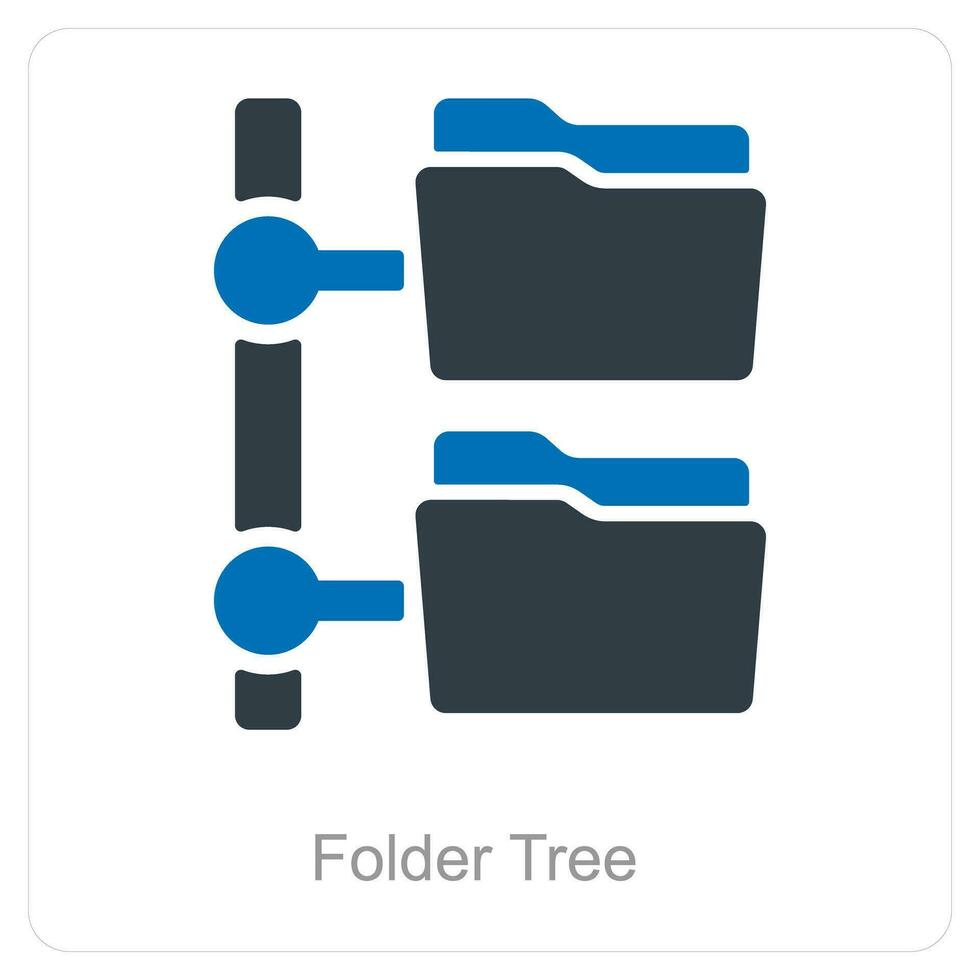 Folder Tree and Folder icon concept 25903557 Vector Art at Vecteezy