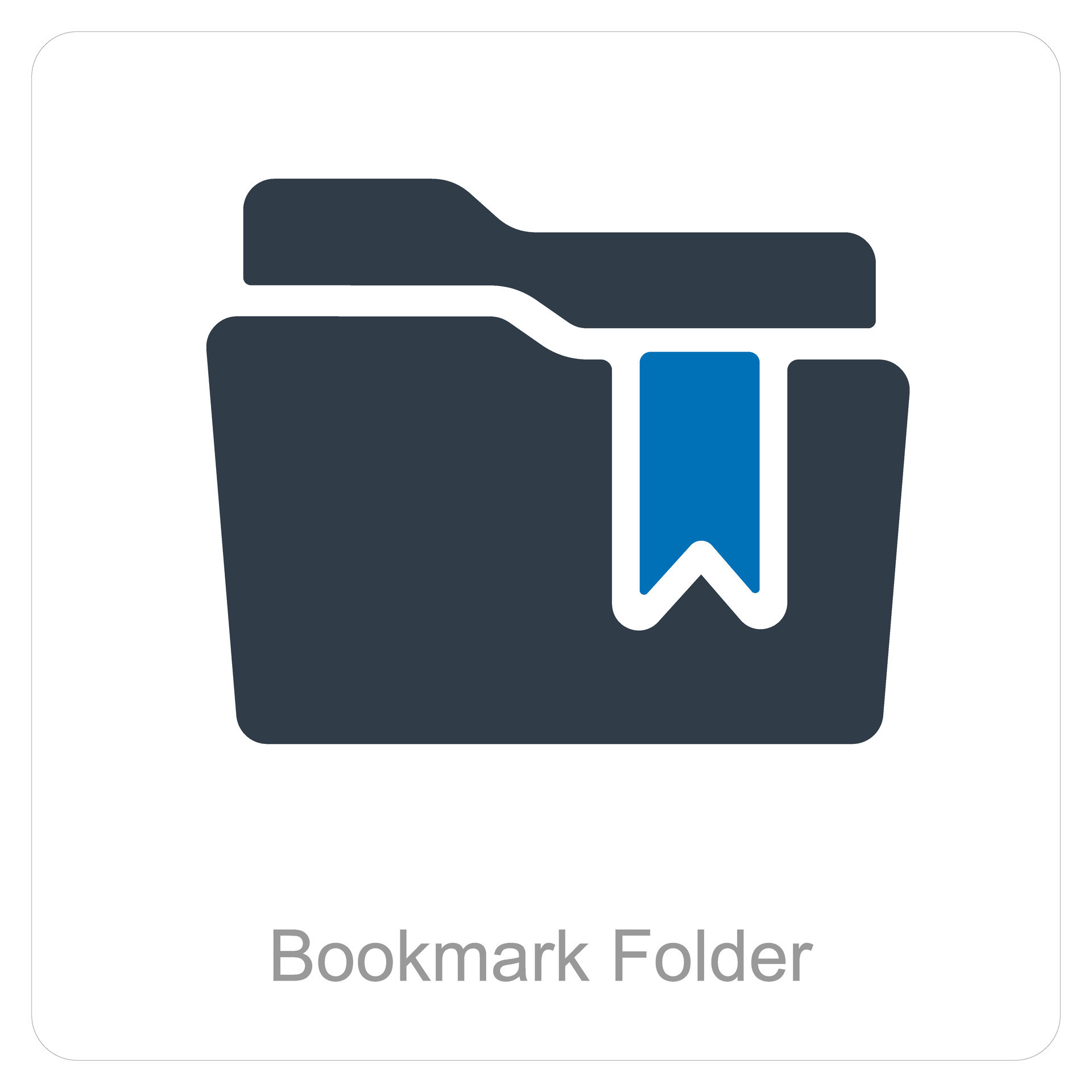 Bookmark Folder and Folder icon concept 25903567 Vector Art at Vecteezy