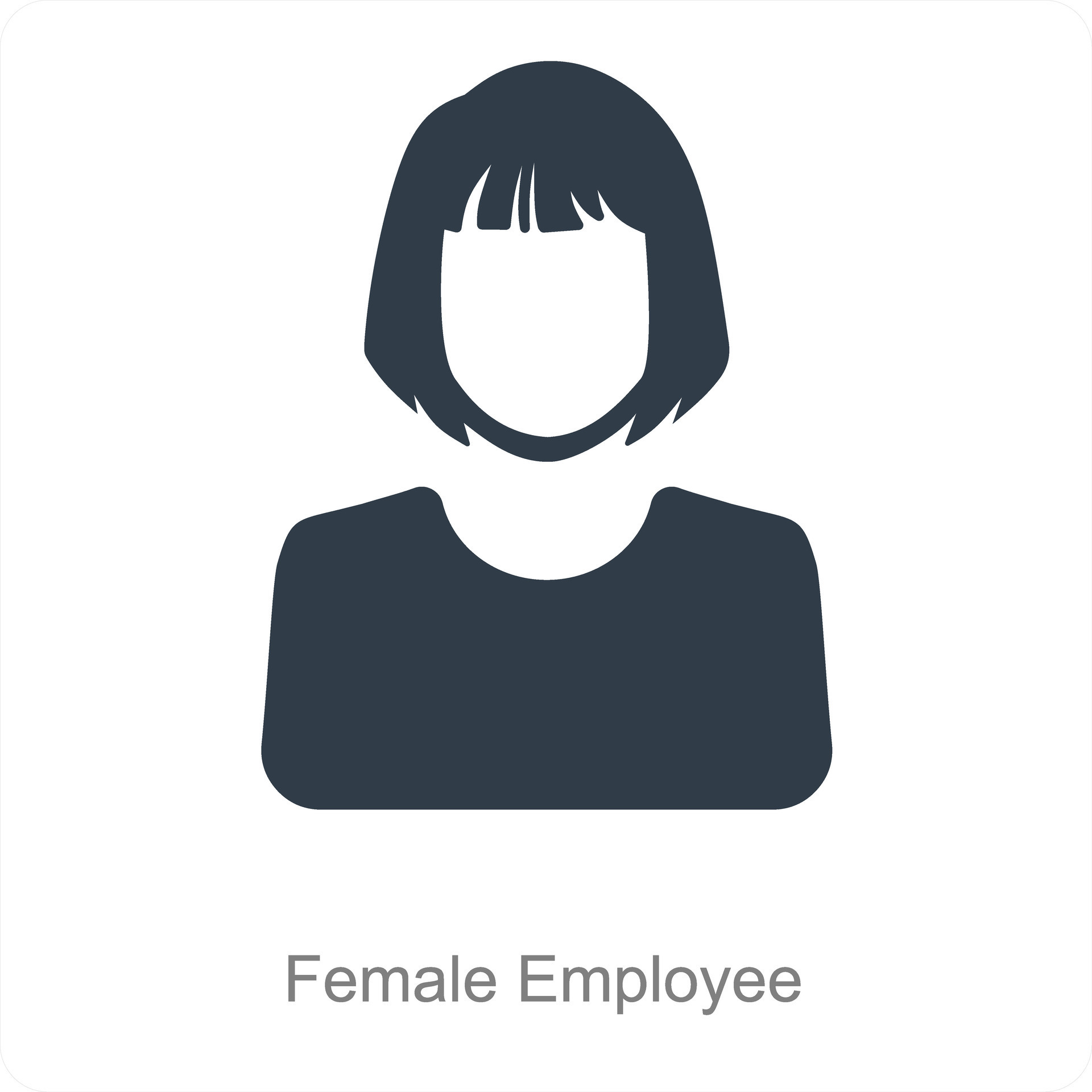 Female Employee and employee icon concept 25903827 Vector Art at Vecteezy Female Employee and employee icon concept 25903827 Vector Art at Vecteezy
