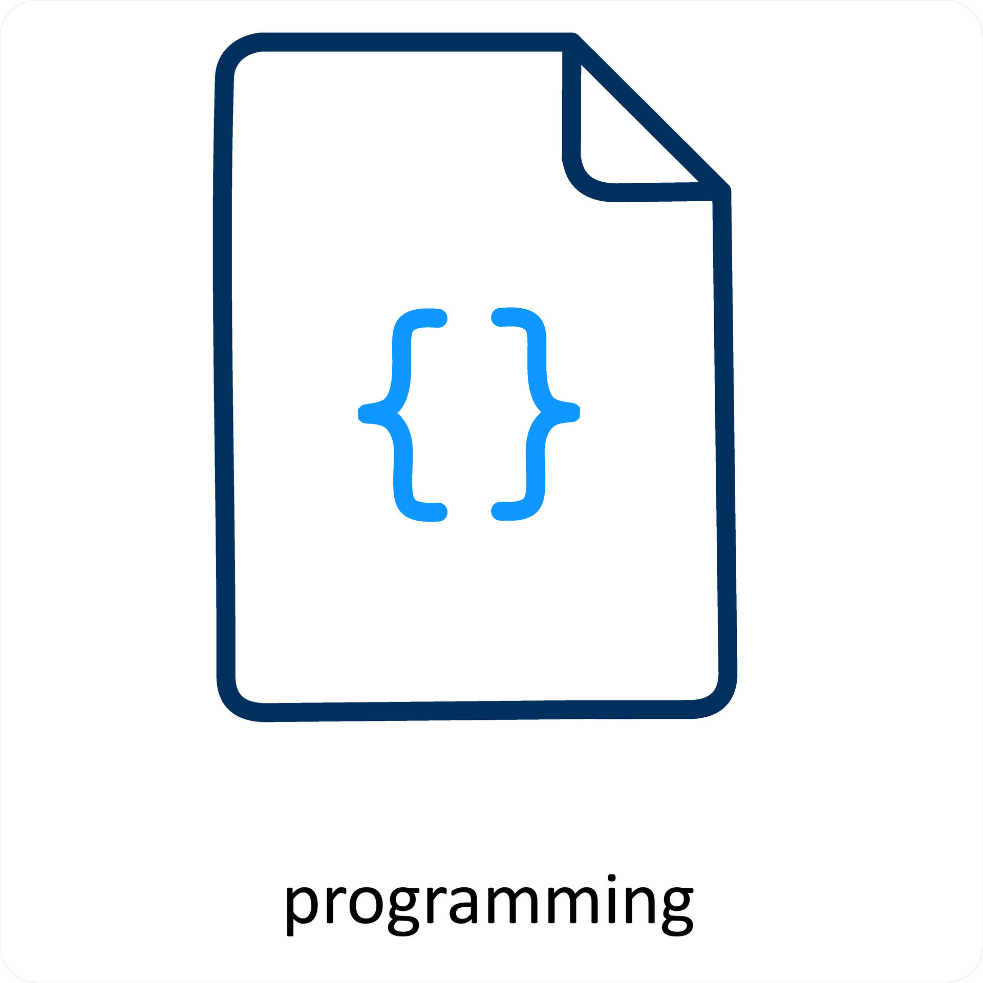 programming and coding icon concept 25904052 Vector Art at Vecteezy