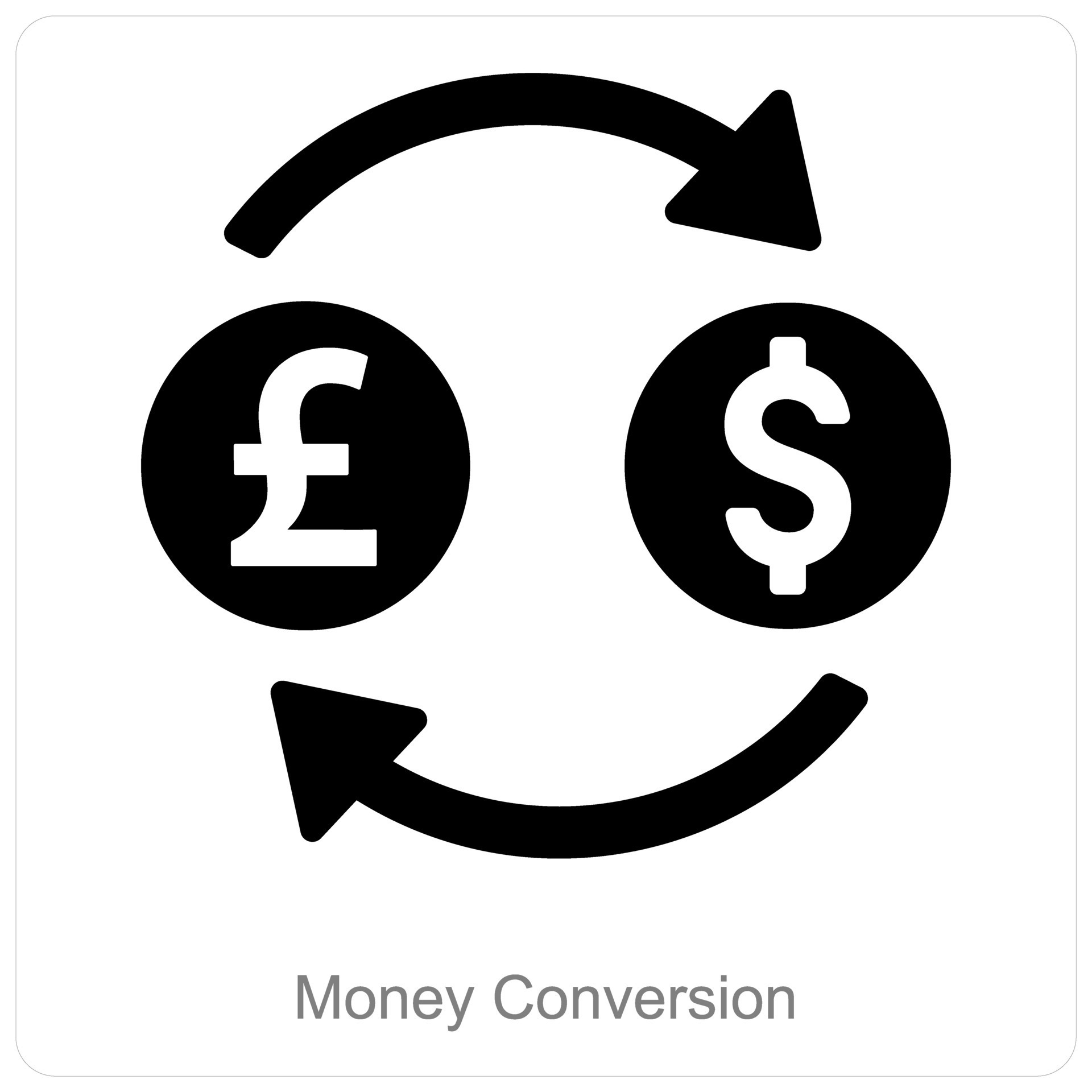 Money Conversion and currency icon concept 25904272 Vector Art at Vecteezy
