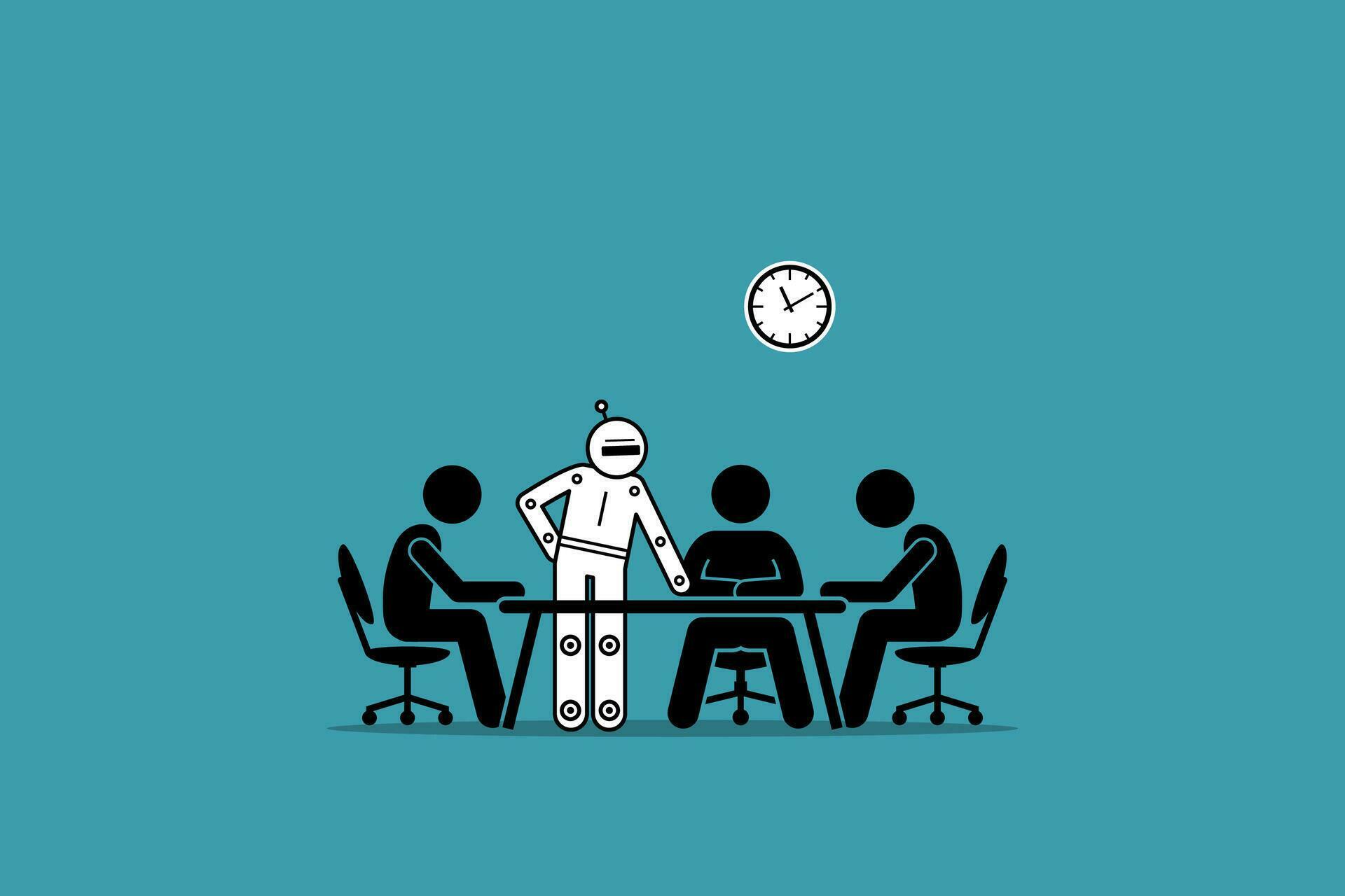 People getting AI artificial intelligence robot to help and give ...